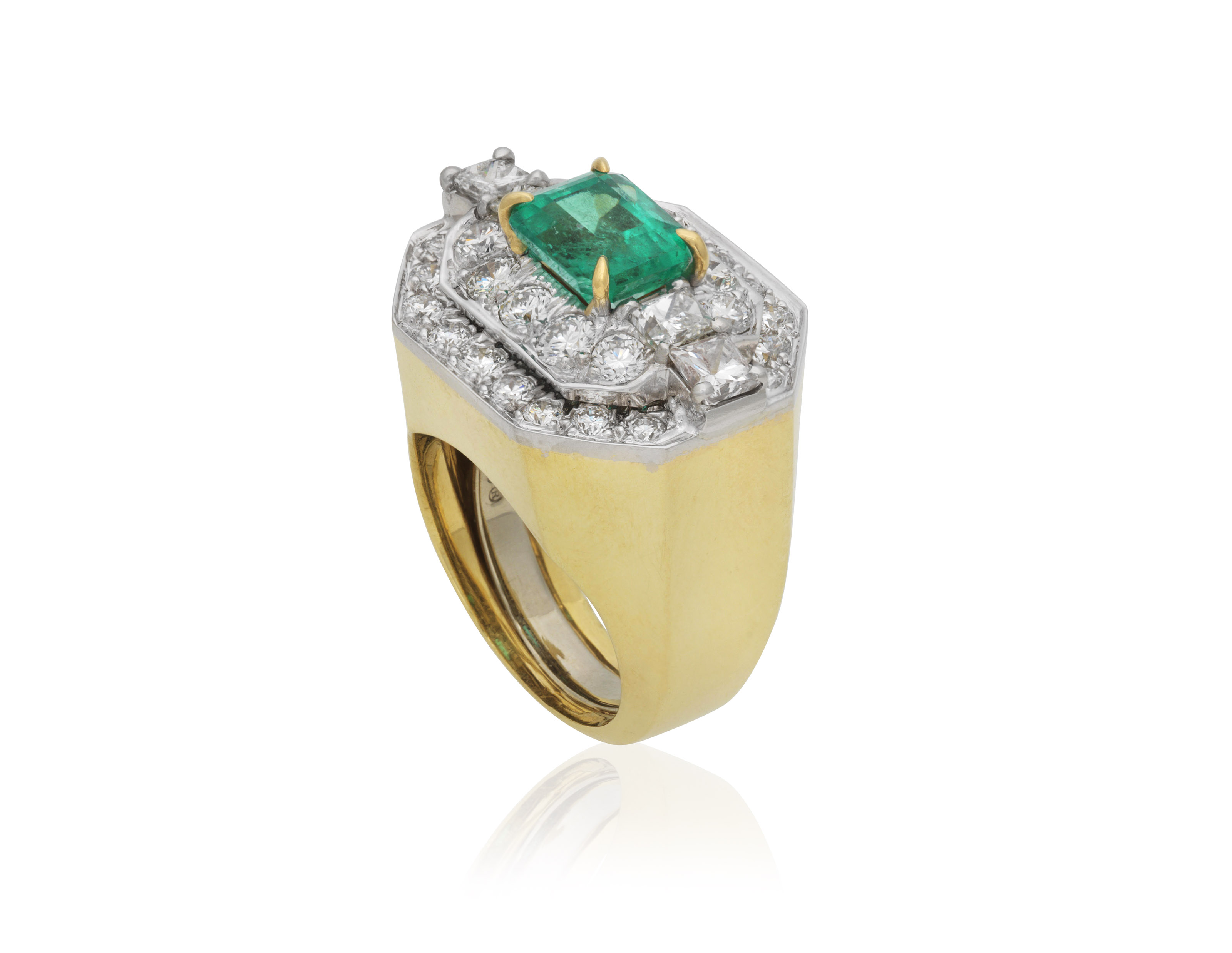 DAVID WEBB EMERALD AND DIAMOND RING, | Christie’s