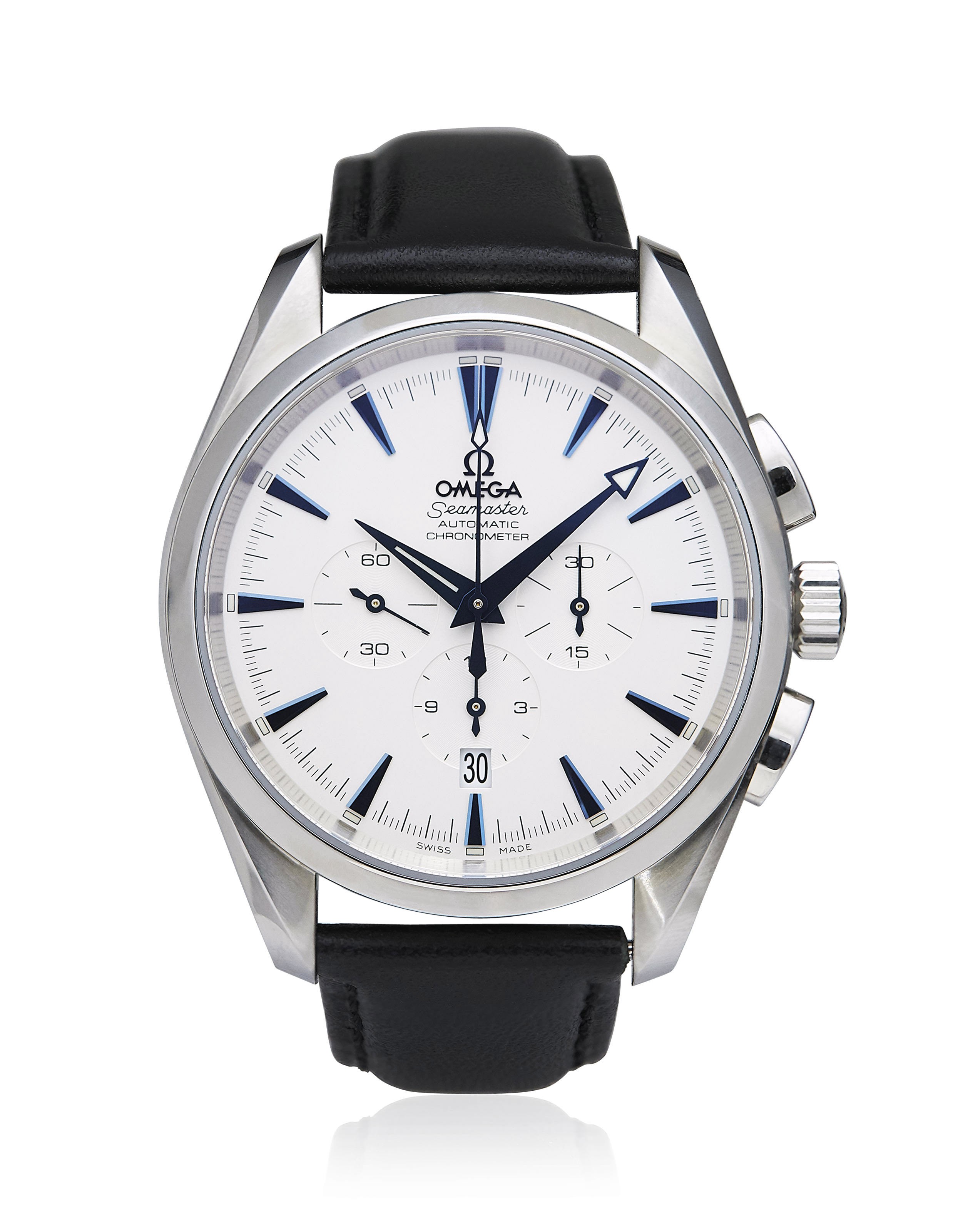 OMEGA, SEAMASTER AQUA TERRA CHRONOGRAPH WRISTWATCH, | Christie’s