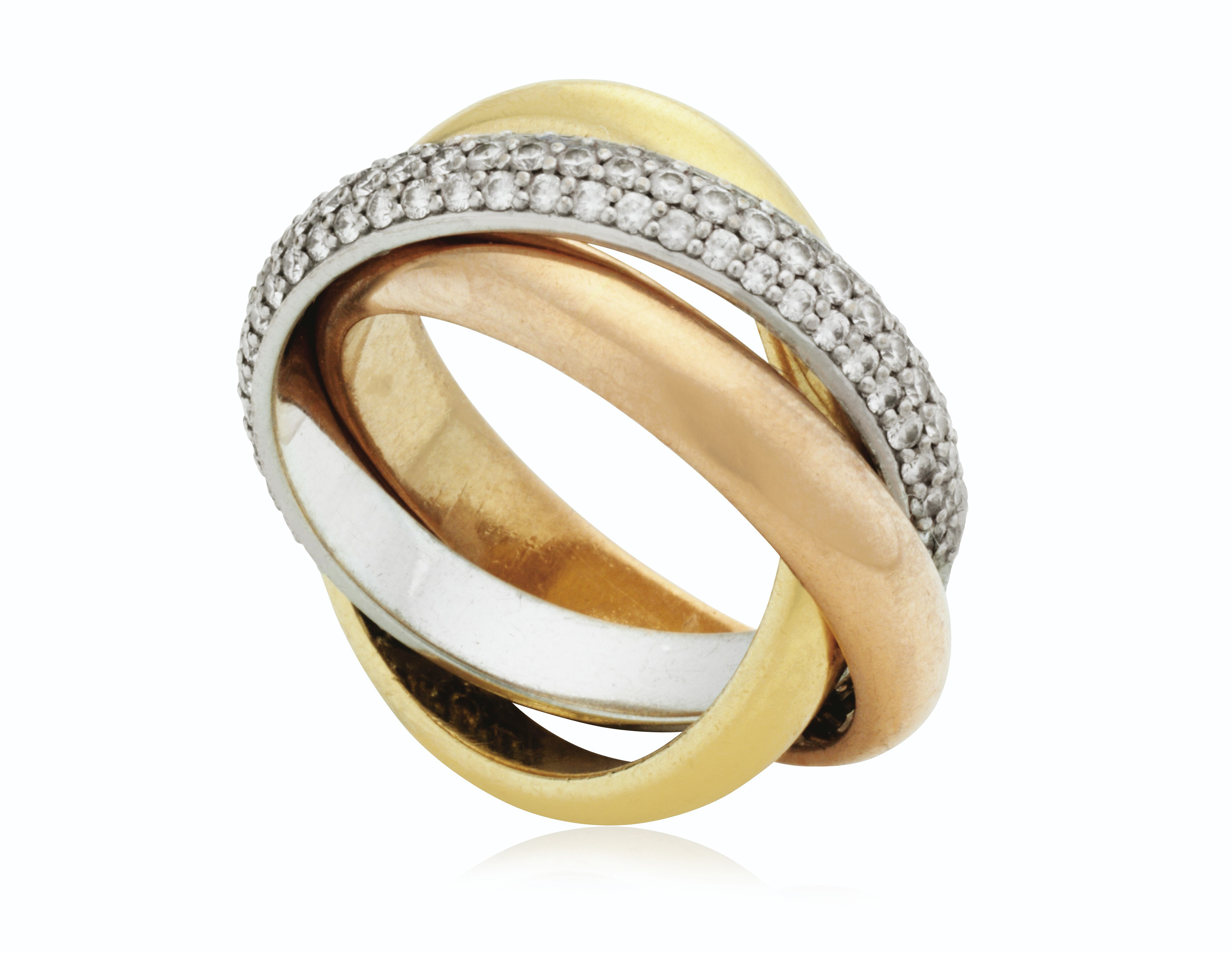CARTIER 'TRINITY' DIAMOND AND GOLD RING, Christie’s CARTIER 'TRINITY ...