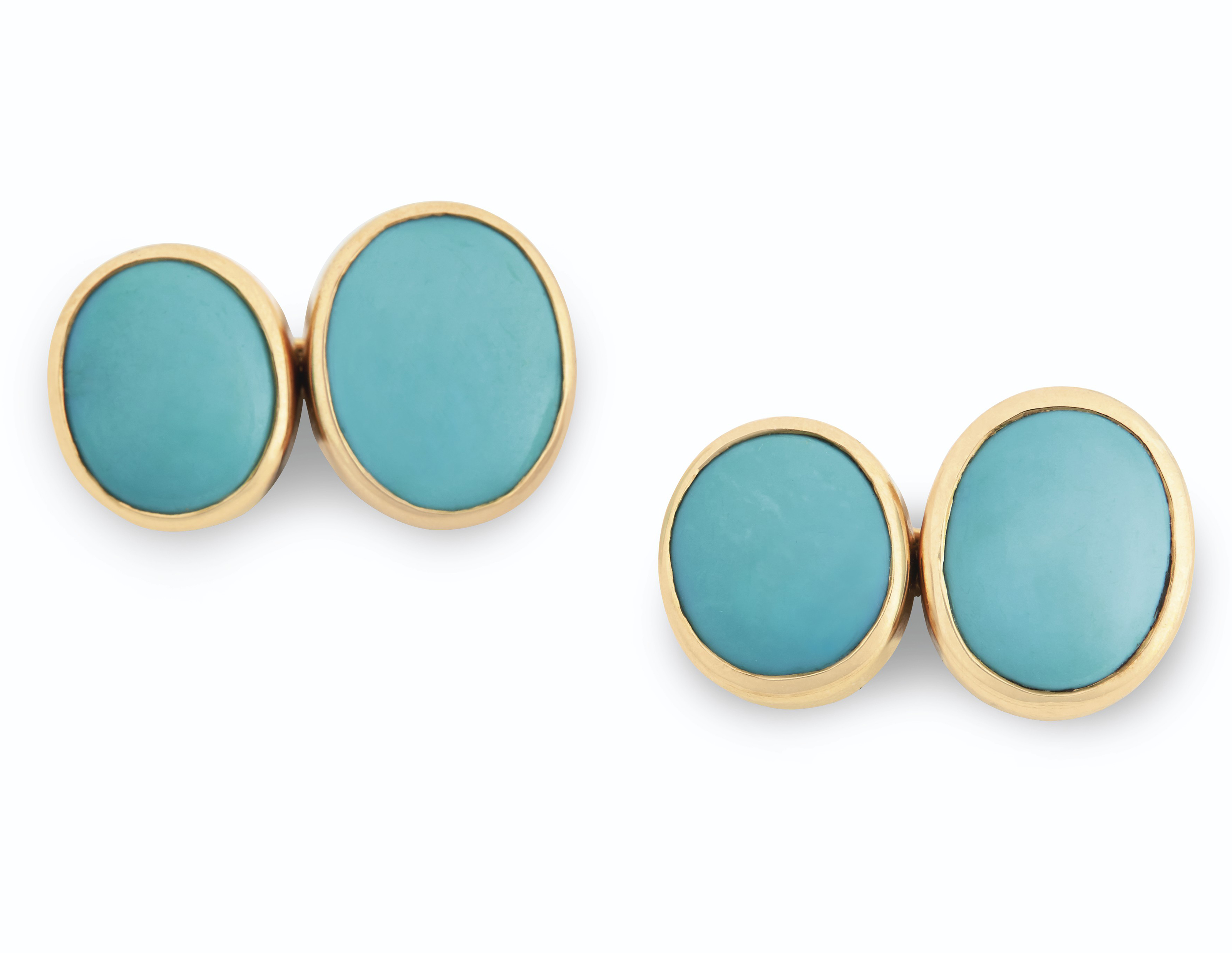 CARTIER TURQUOISE CUFFLINKS, | Christie’s