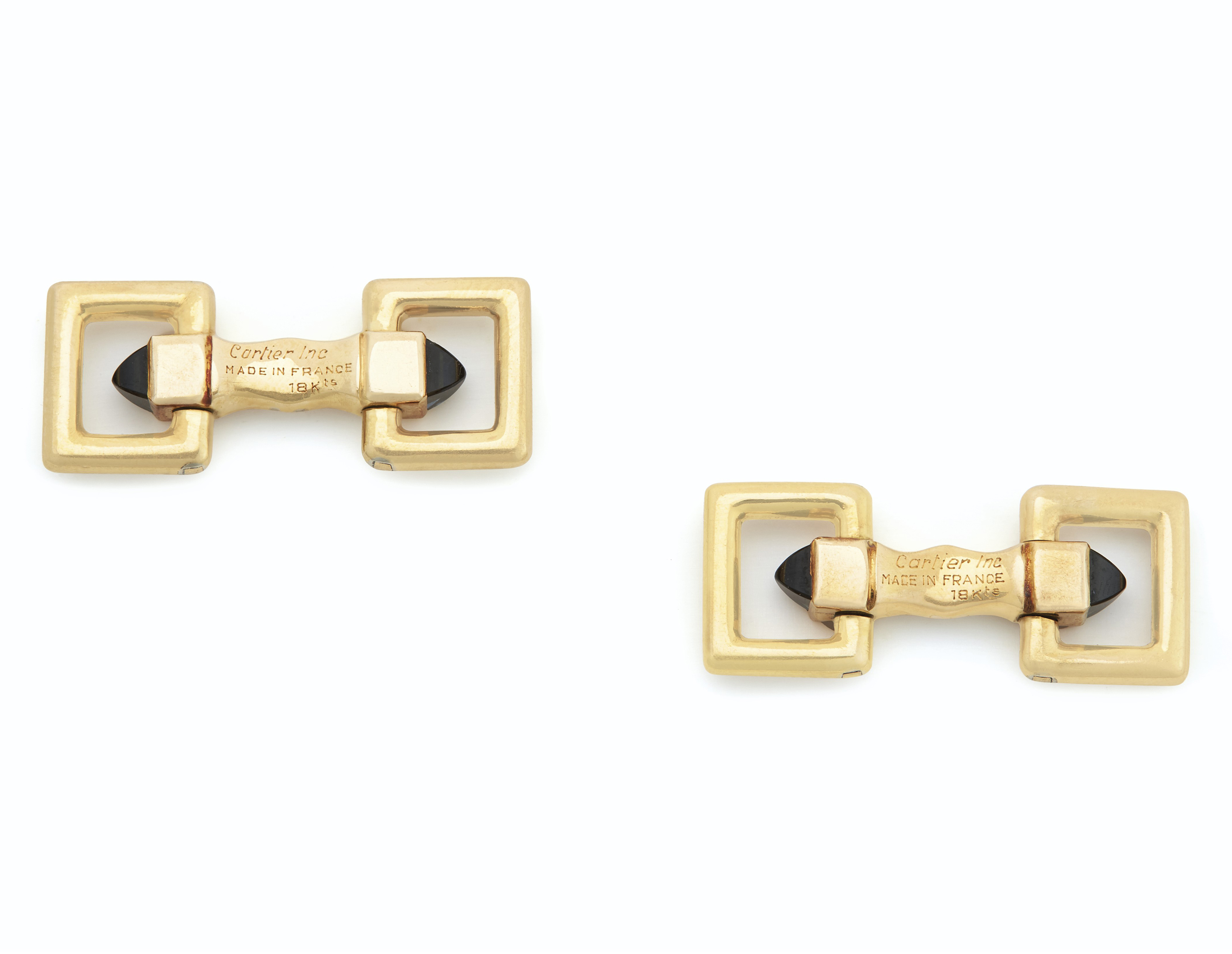 CARTIER 'TANK' SAPPHIRE CUFFLINKS, | Christie’s
