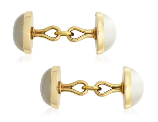 MOONSTONE CUFFLINKS, | Christie’s