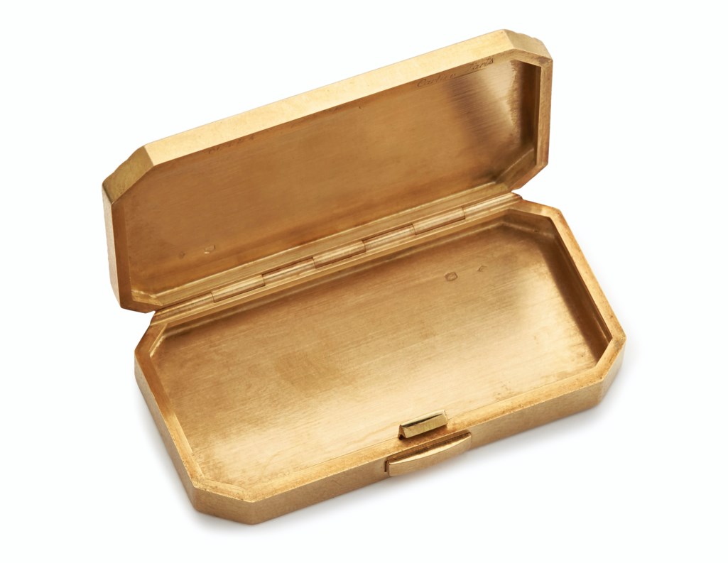 CARTIER RETRO GOLD PILL BOX, | Christie’s