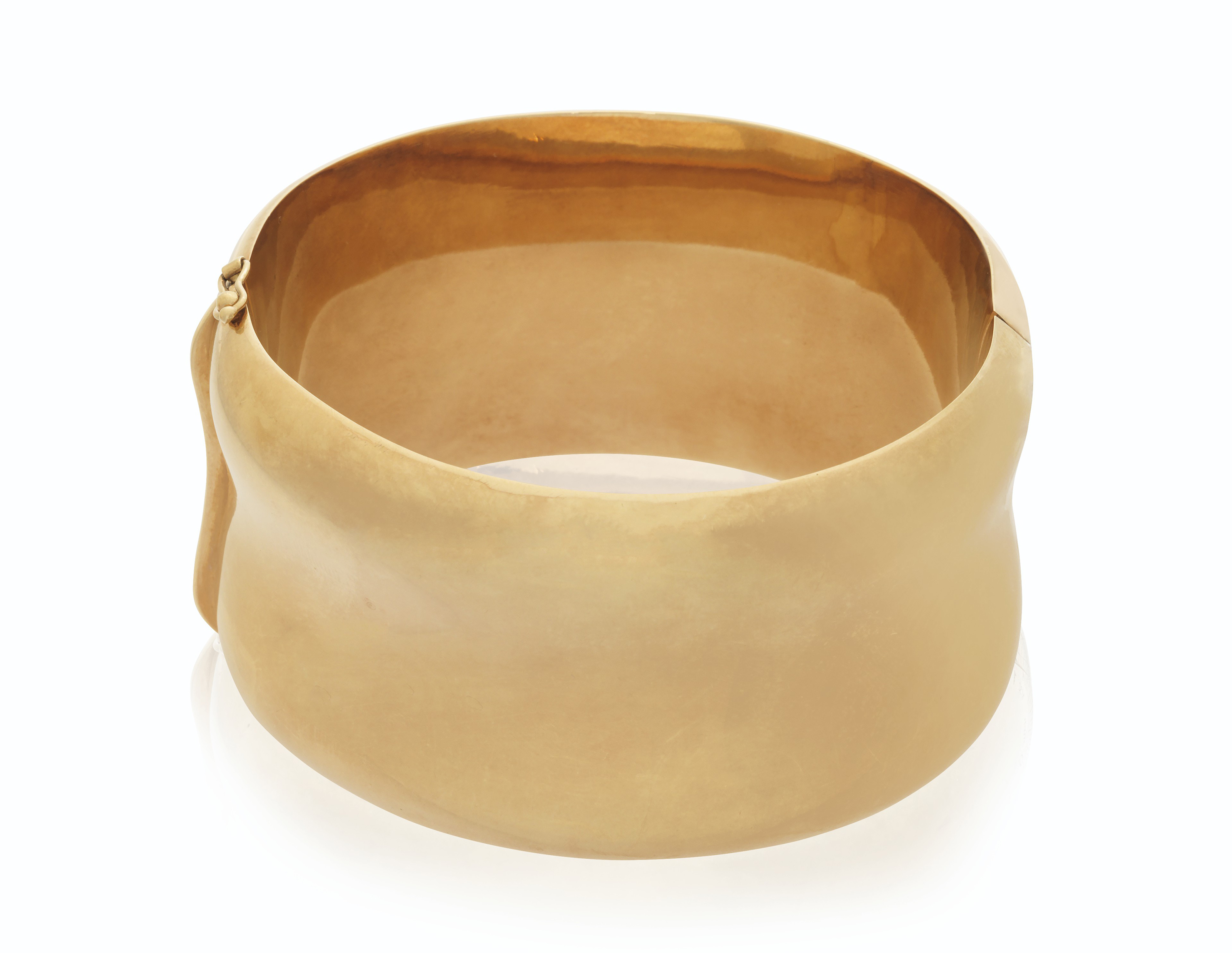 SCULPTED GOLD CUFF BRACELET, | Christie’s