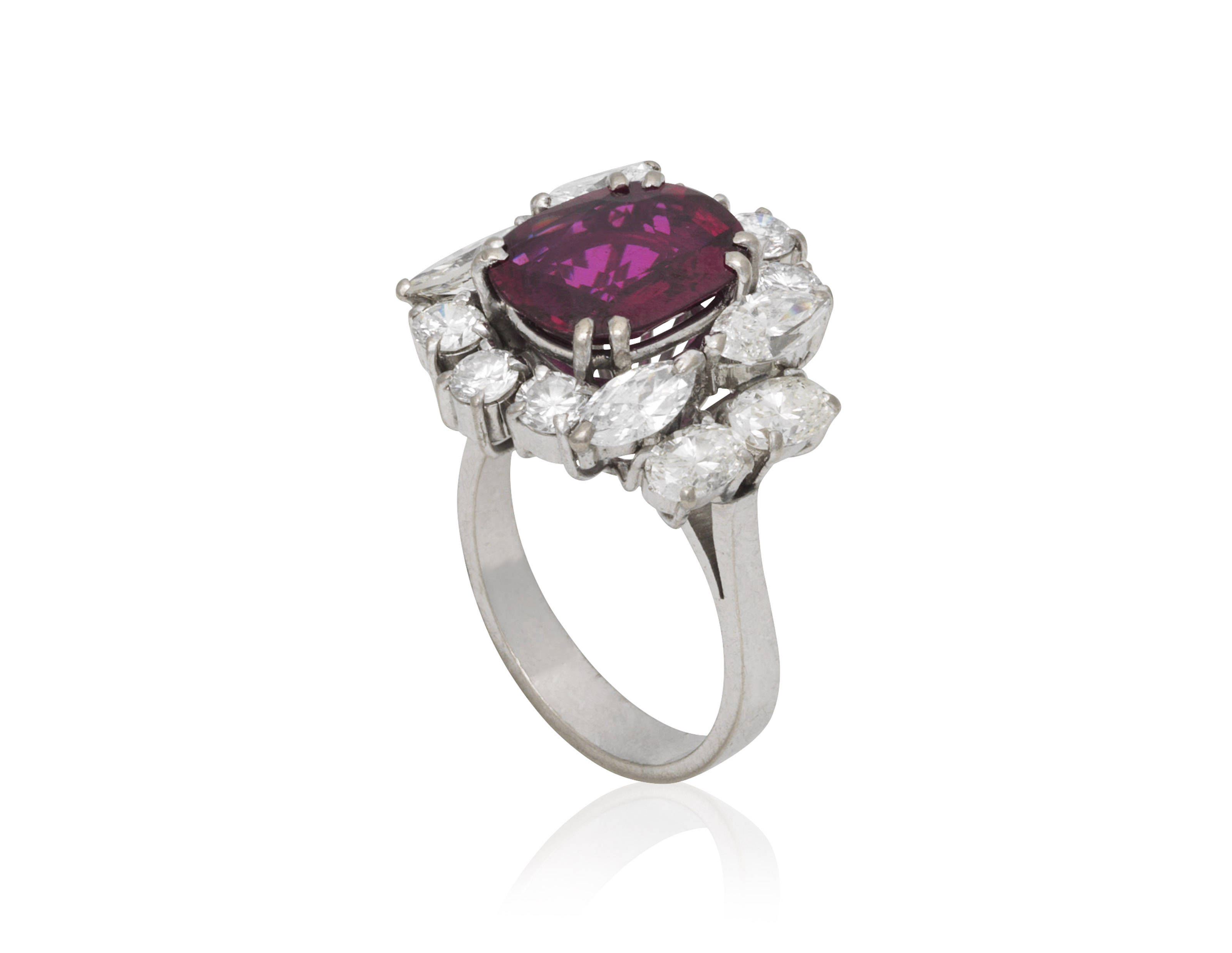 RUBY AND DIAMOND RING WITH AGL REPORT, | Christie’s