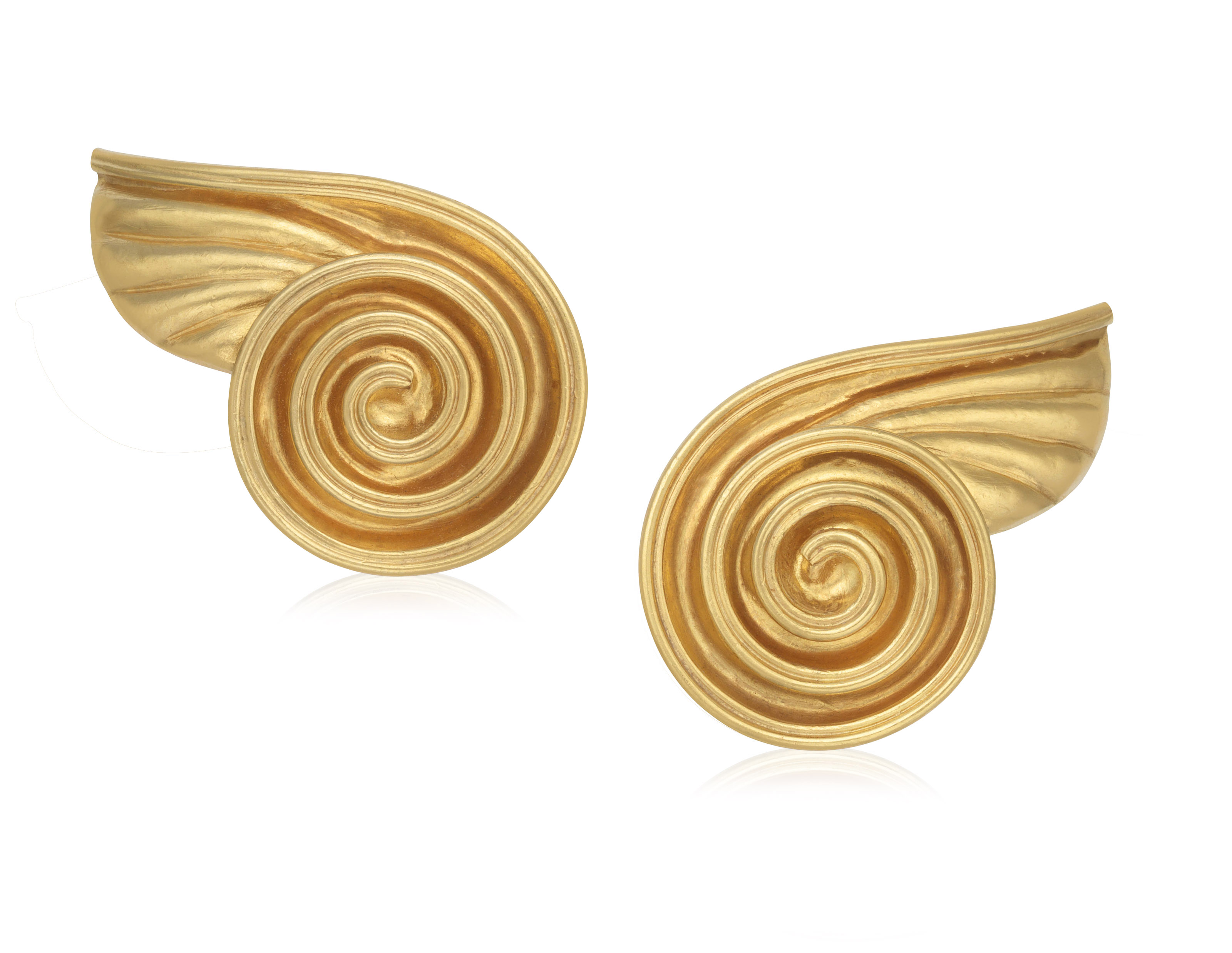 LALAOUNIS SCULPTED GOLD EARRINGS, | Christie’s
