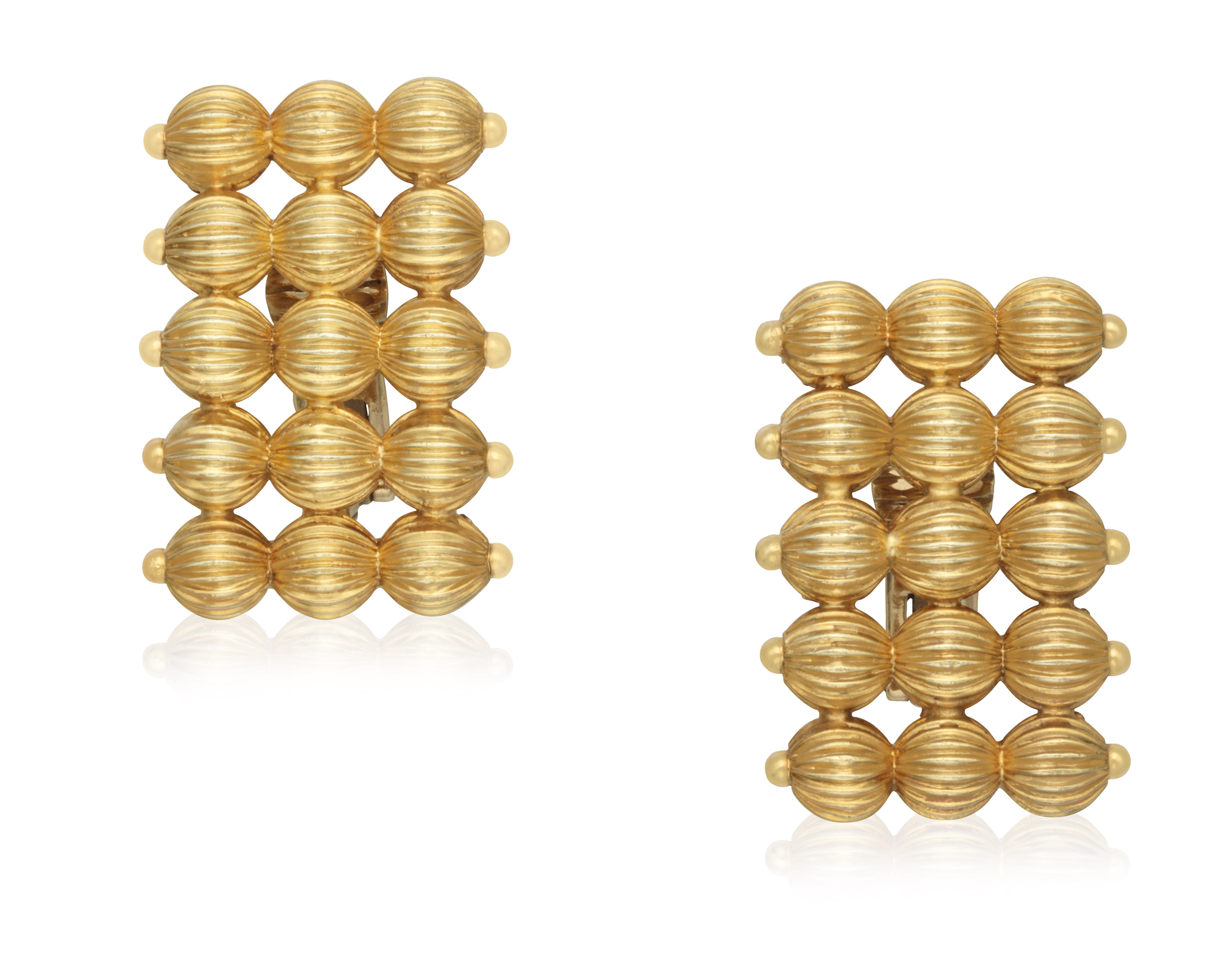 LALAOUNIS SCULPTED GOLD EARRINGS, | Christie’s