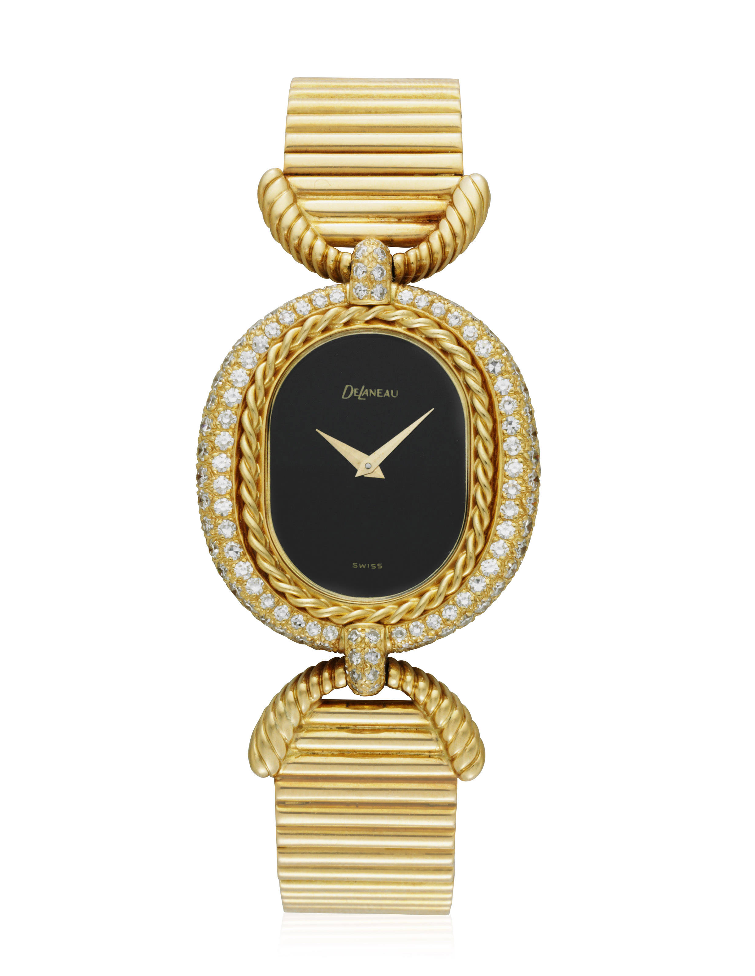 DELANEAU DIAMOND AND GOLD WATCH, | Christie’s