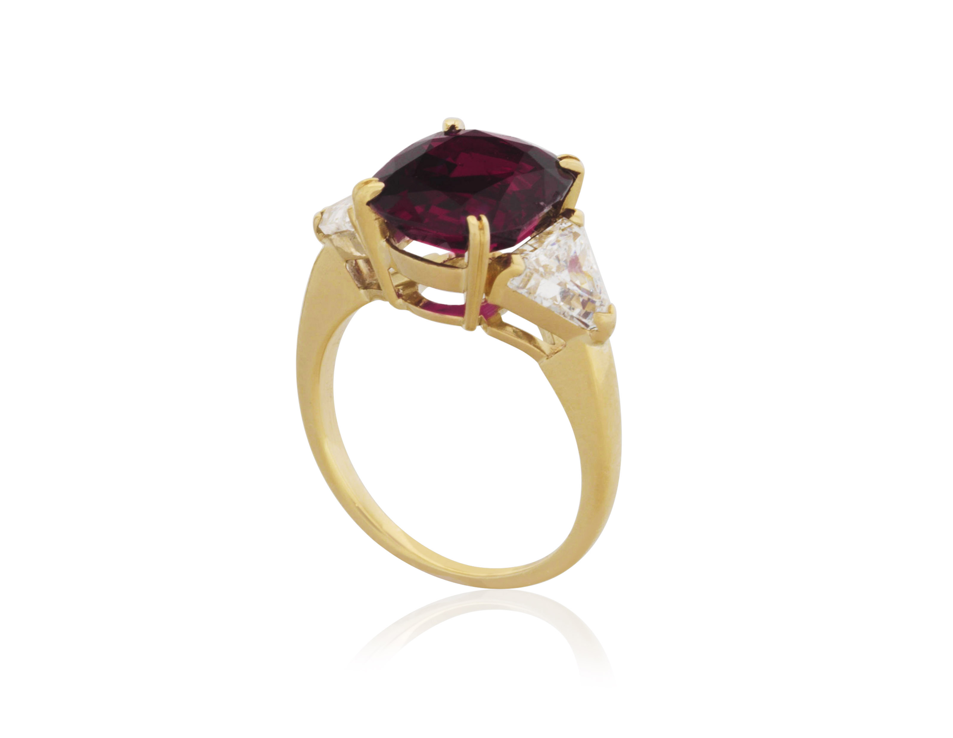 RUBY AND DIAMOND RING WITH AGL REPORT, | Christie’s