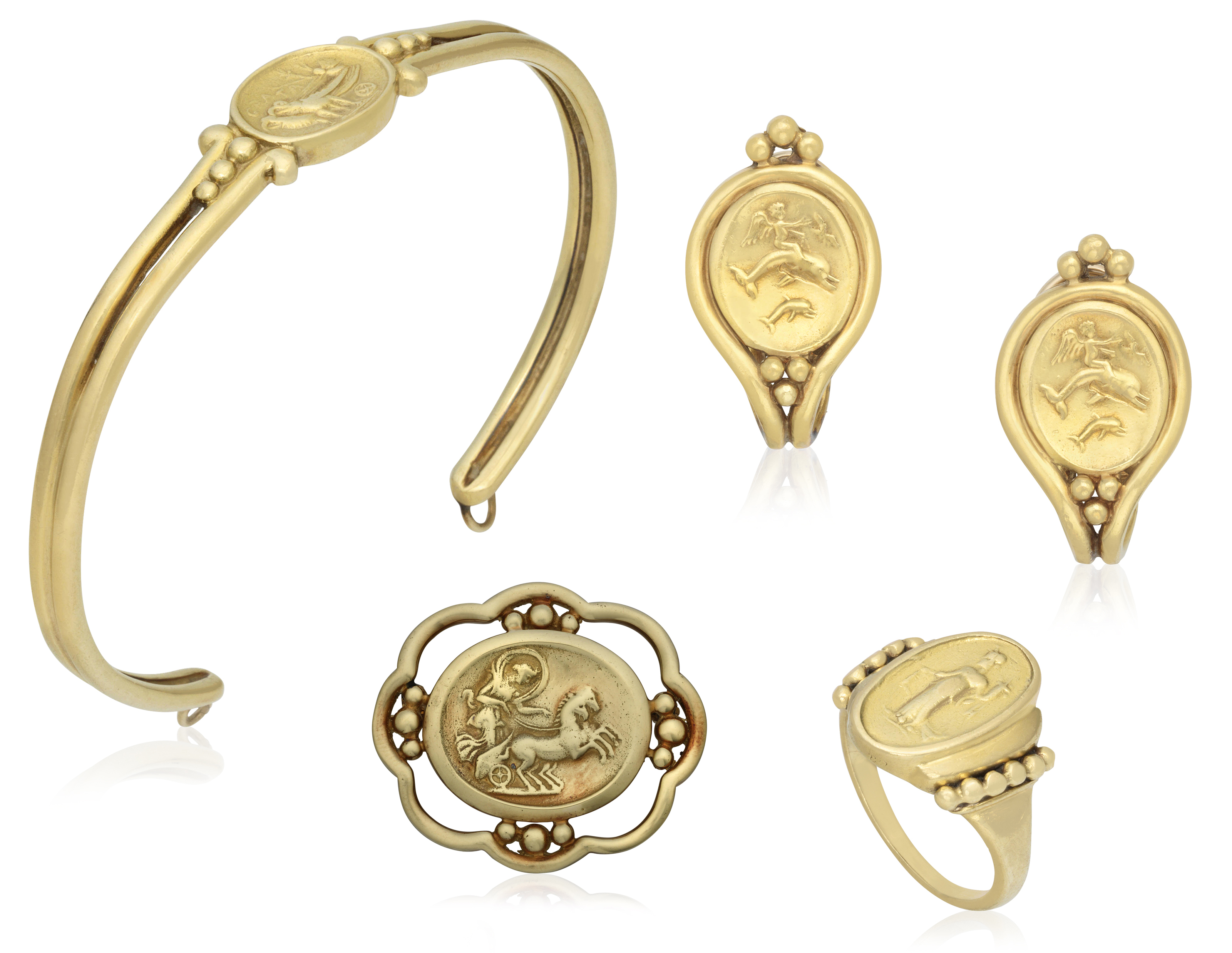 HELEN WOODHULL GROUP OF GOLD JEWELRY, | Christie’s