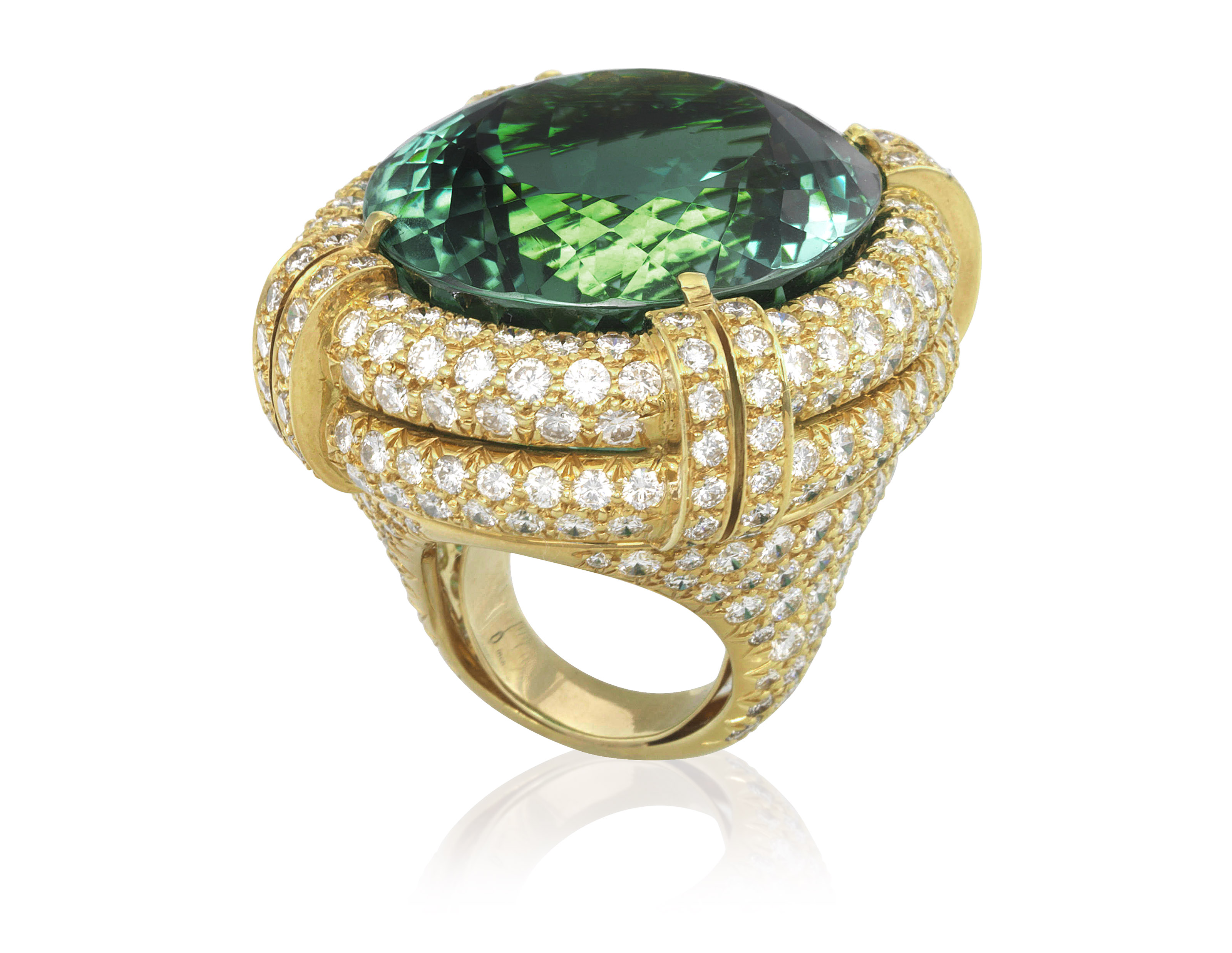 TOURMALINE AND DIAMOND RING, | Christie’s