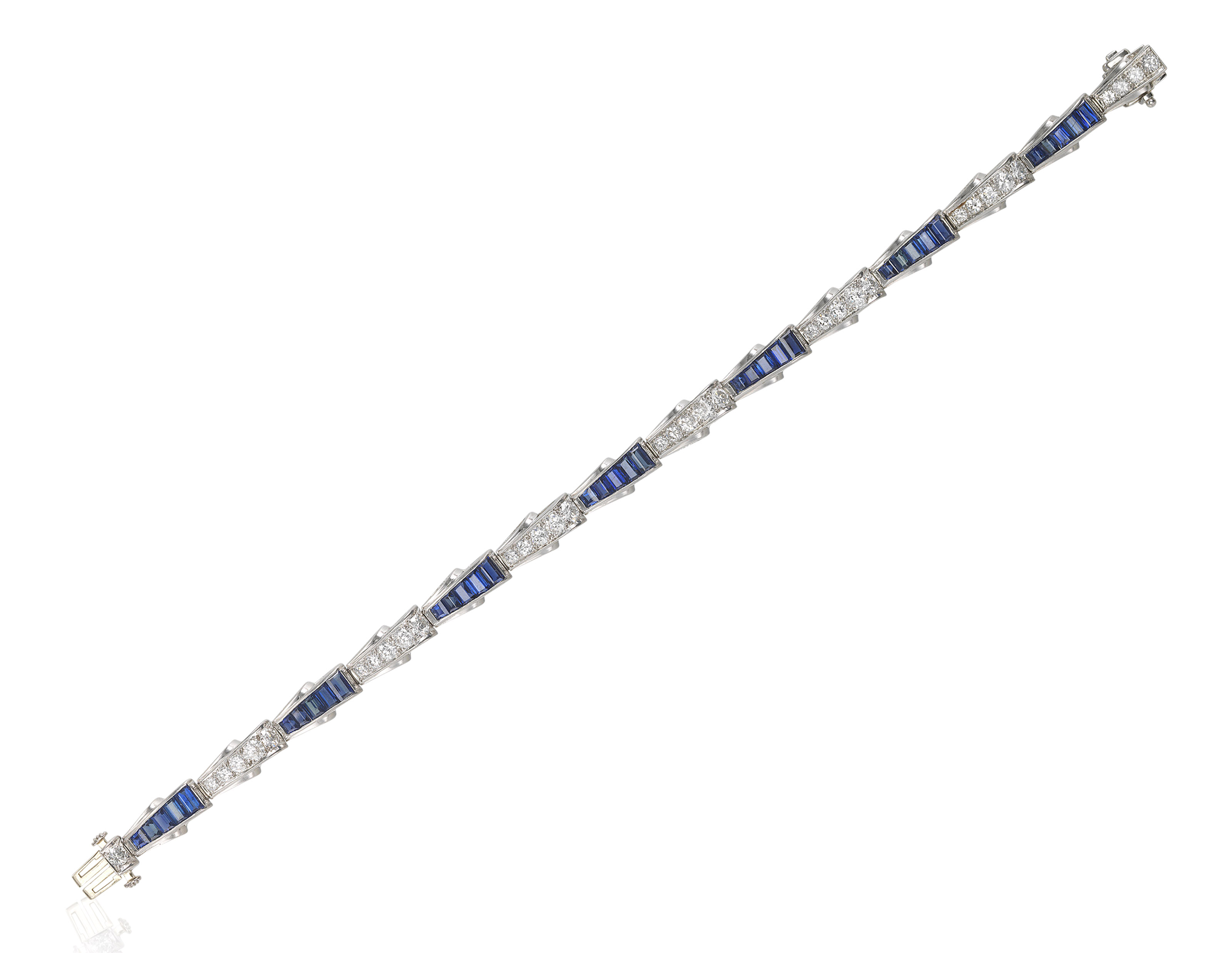 OSCAR HEYMAN & BROTHERS SAPPHIRE AND DIAMOND BRACELET, | Christie’s