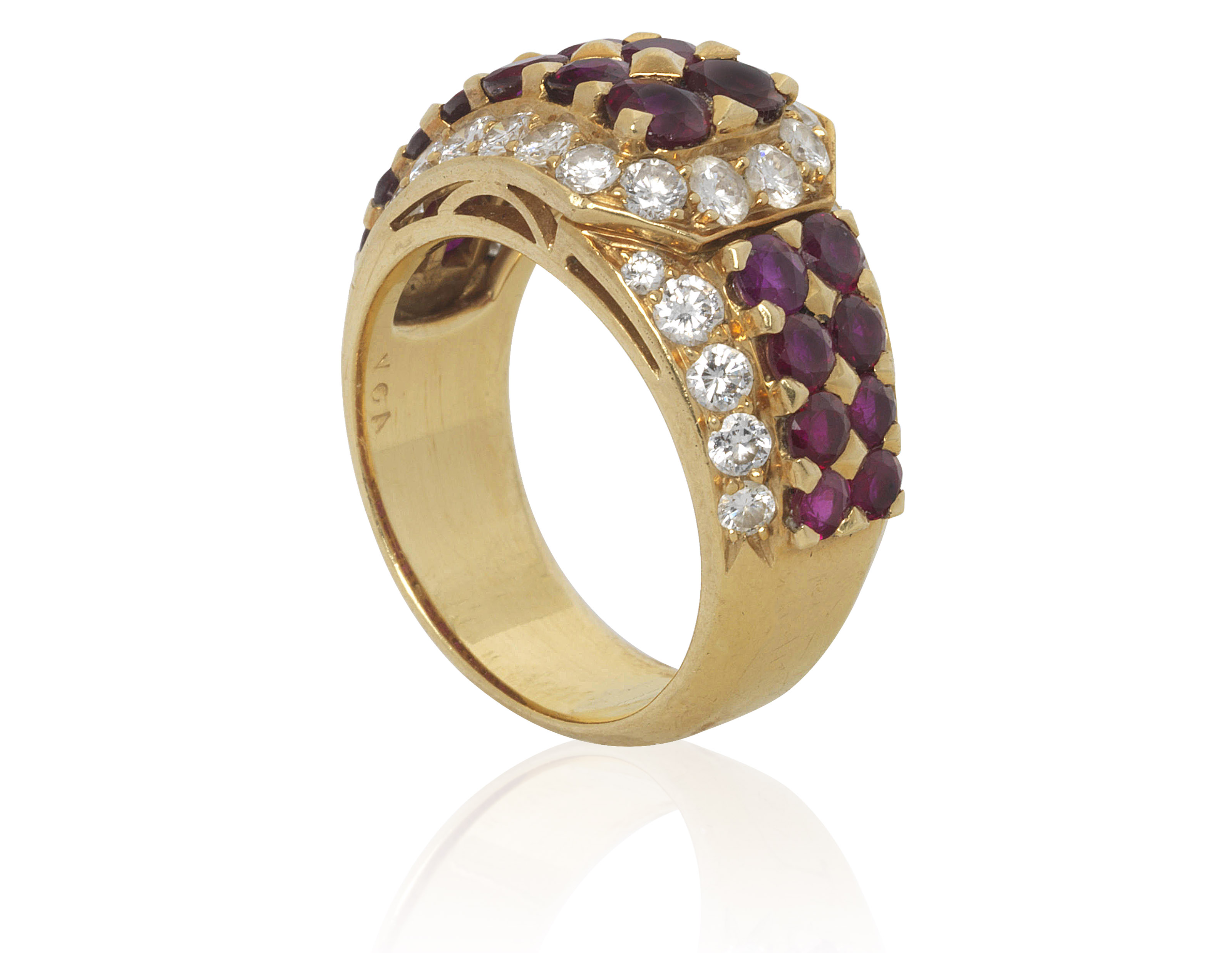 VAN CLEEF & ARPELS RUBY AND DIAMOND RING, | Christie’s