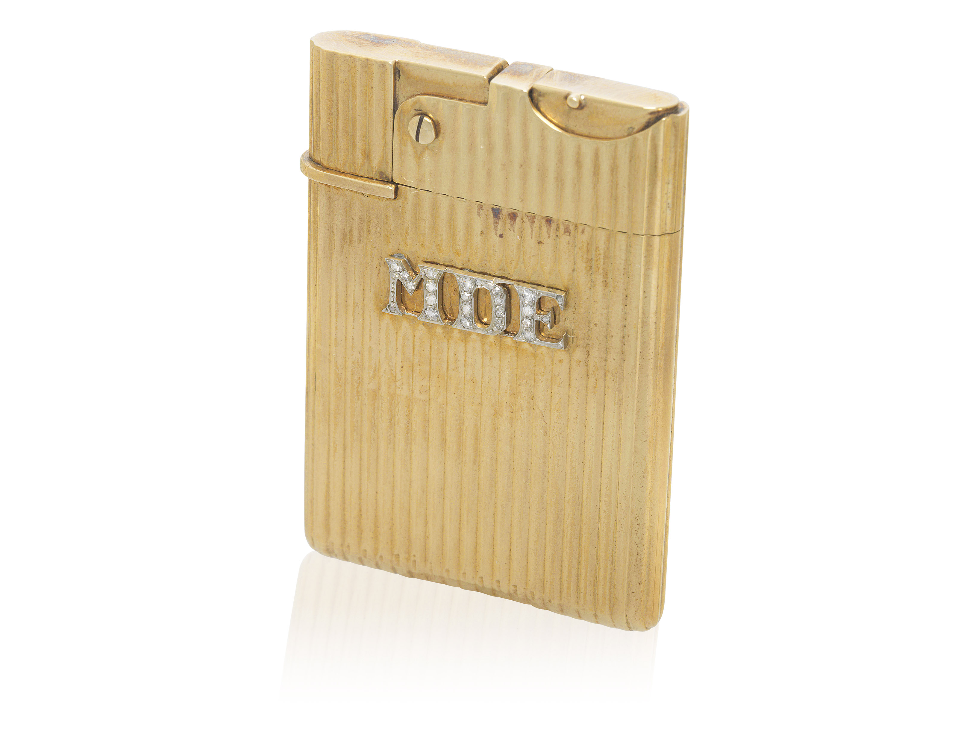 MONOGRAMMED GOLD LIGHTER, | Christie’s