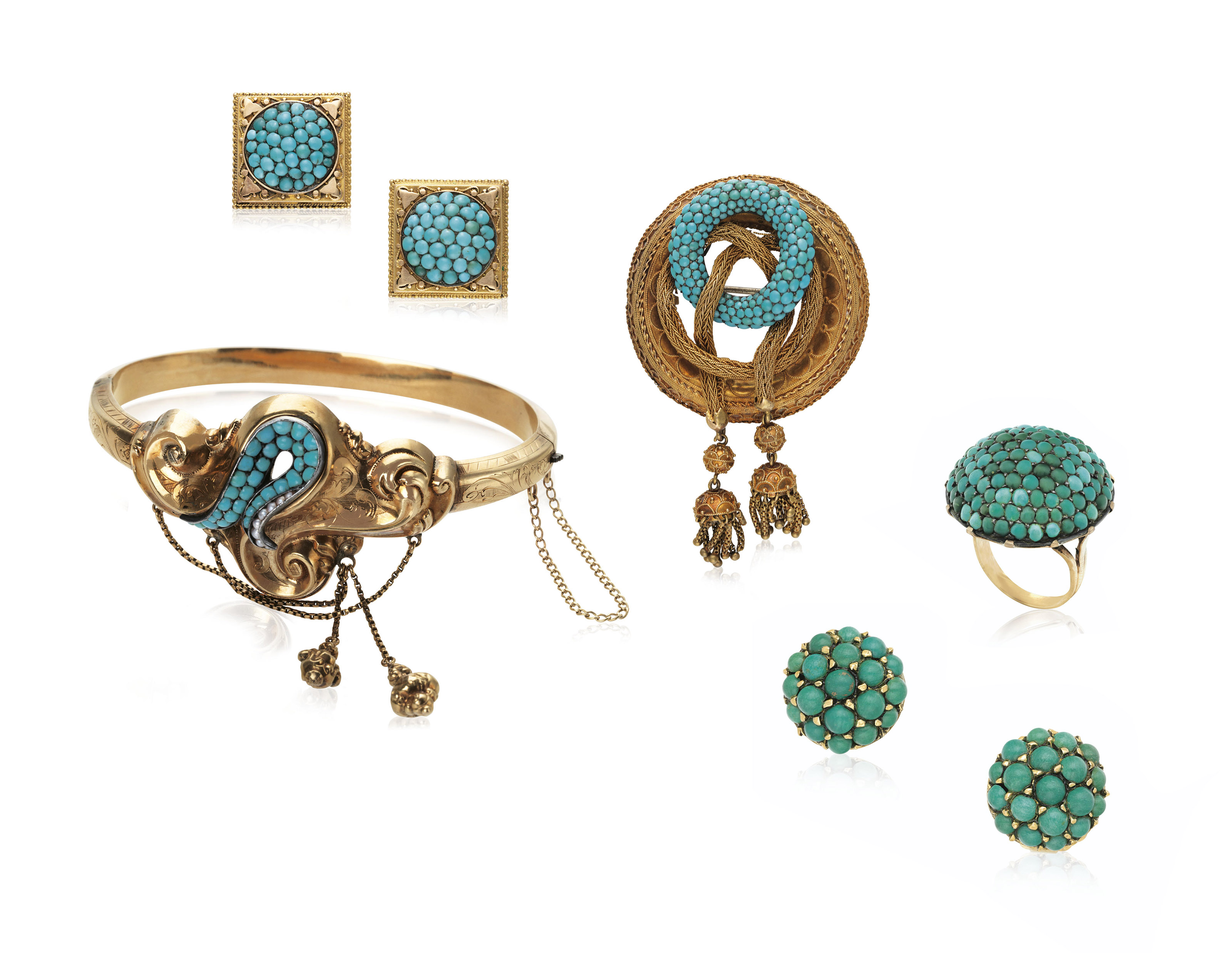 GROUP OF ANTIQUE TURQUOISE JEWELRY, | Christie’s