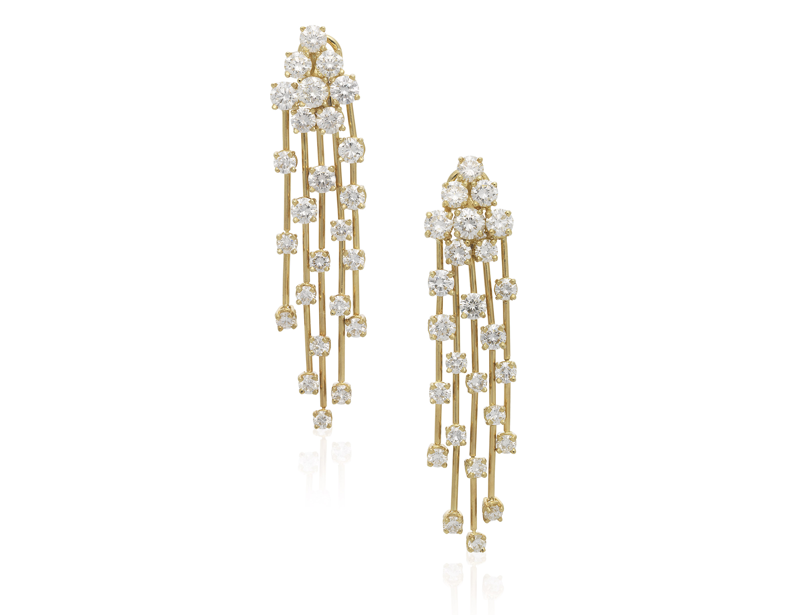 DIAMOND CASCADE EARRINGS, | Christie’s