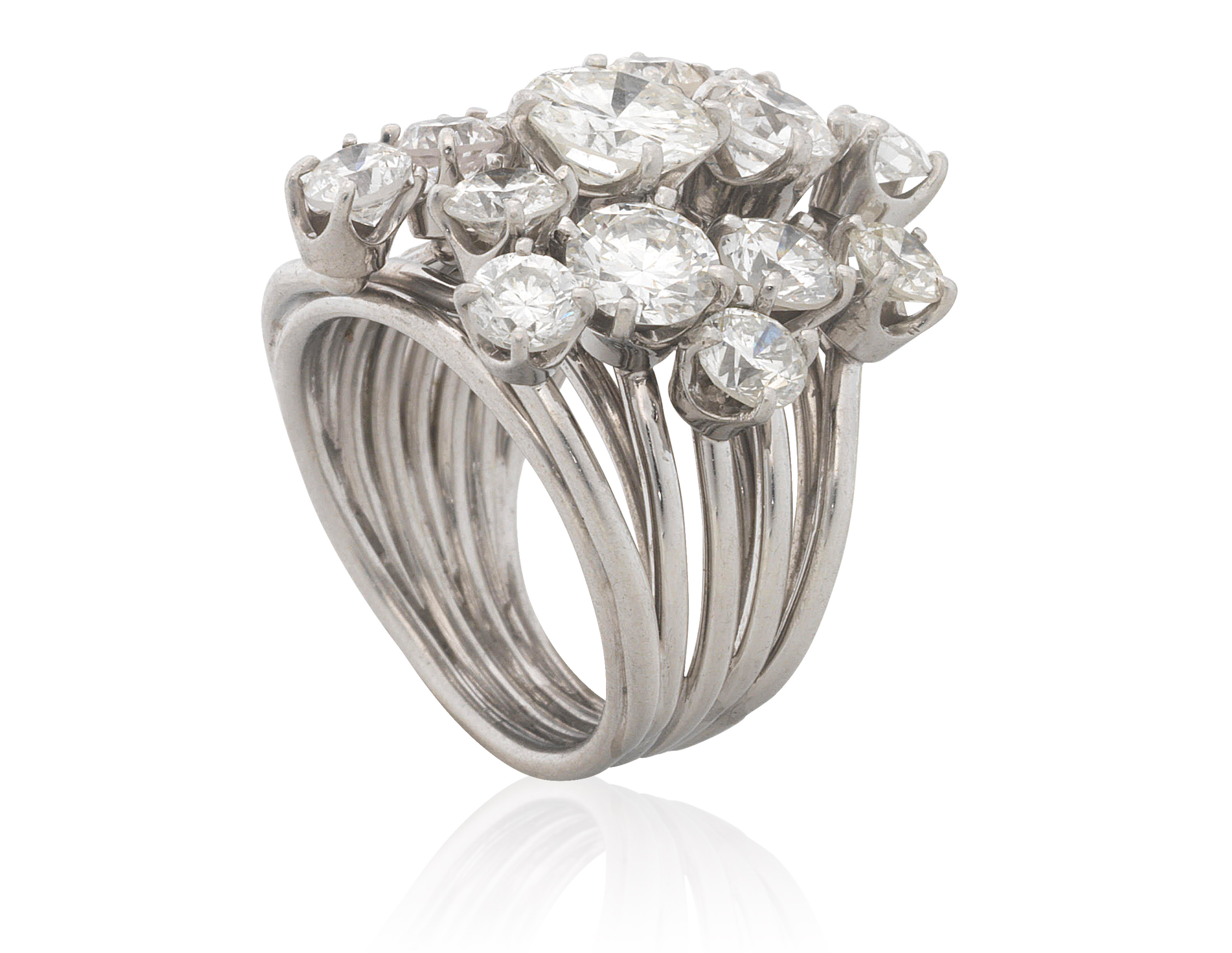 RUSER DIAMOND AND PLATINUM RING, | Christie’s