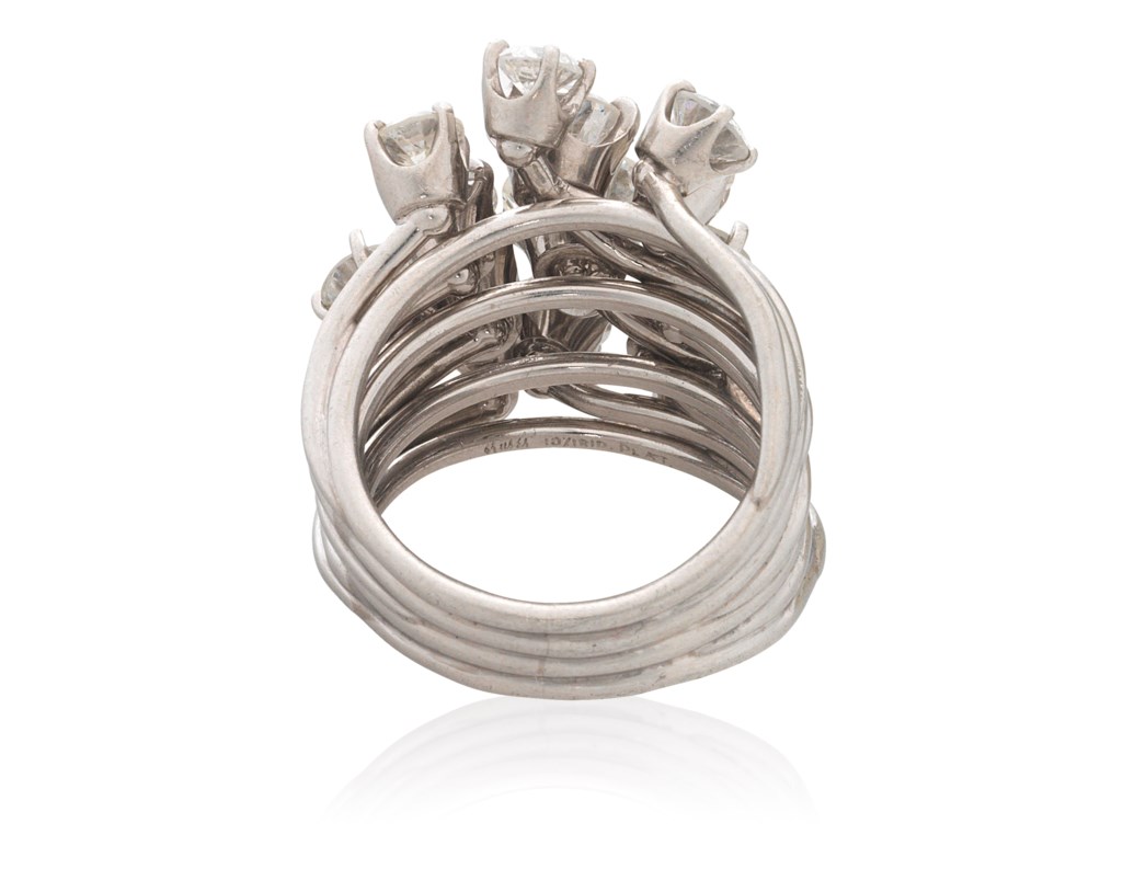 RUSER DIAMOND AND PLATINUM RING, | Christie’s