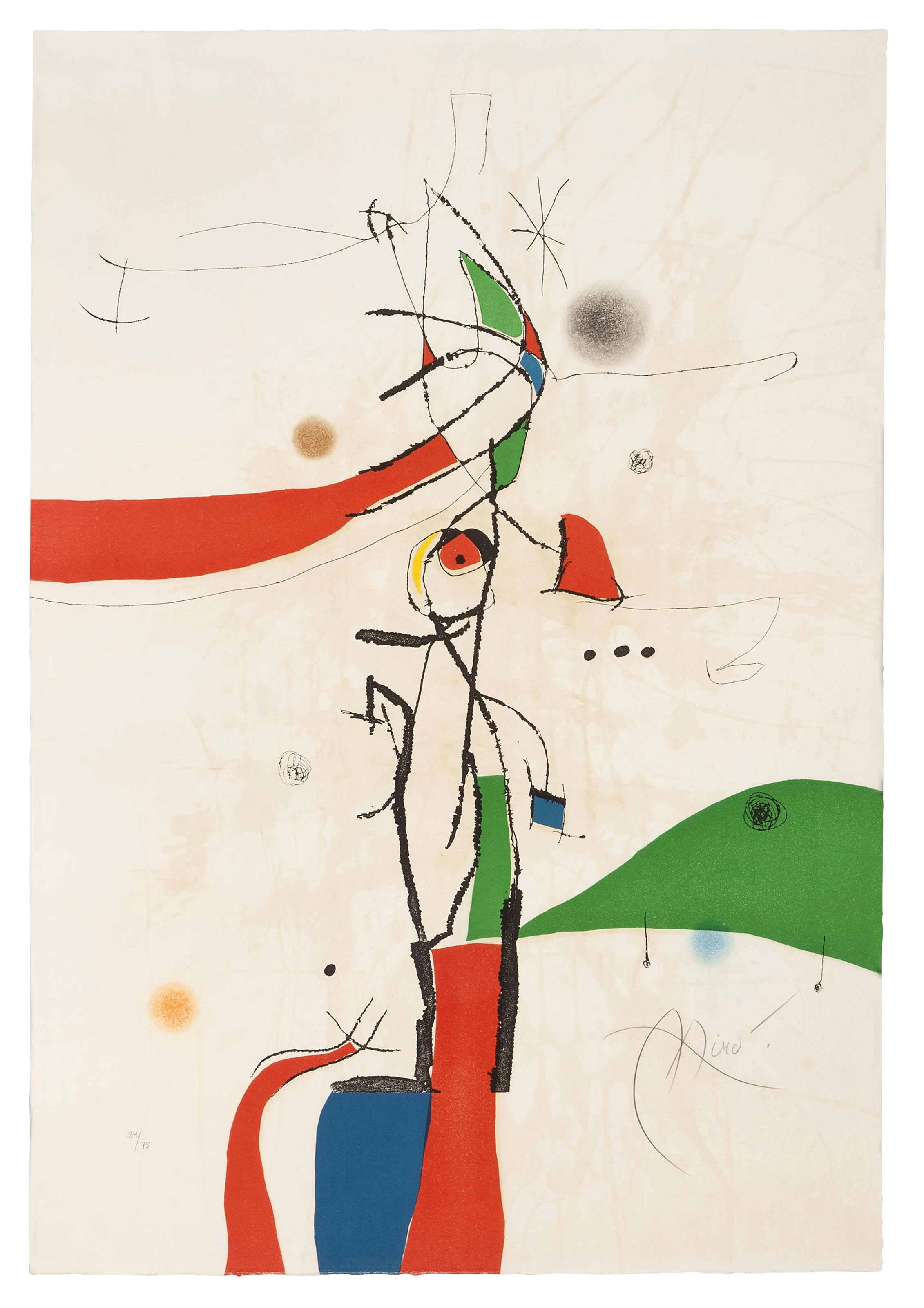 JOAN MIRO (1893-1983), Demi-mondaine à sa fenêtre | Christie’s