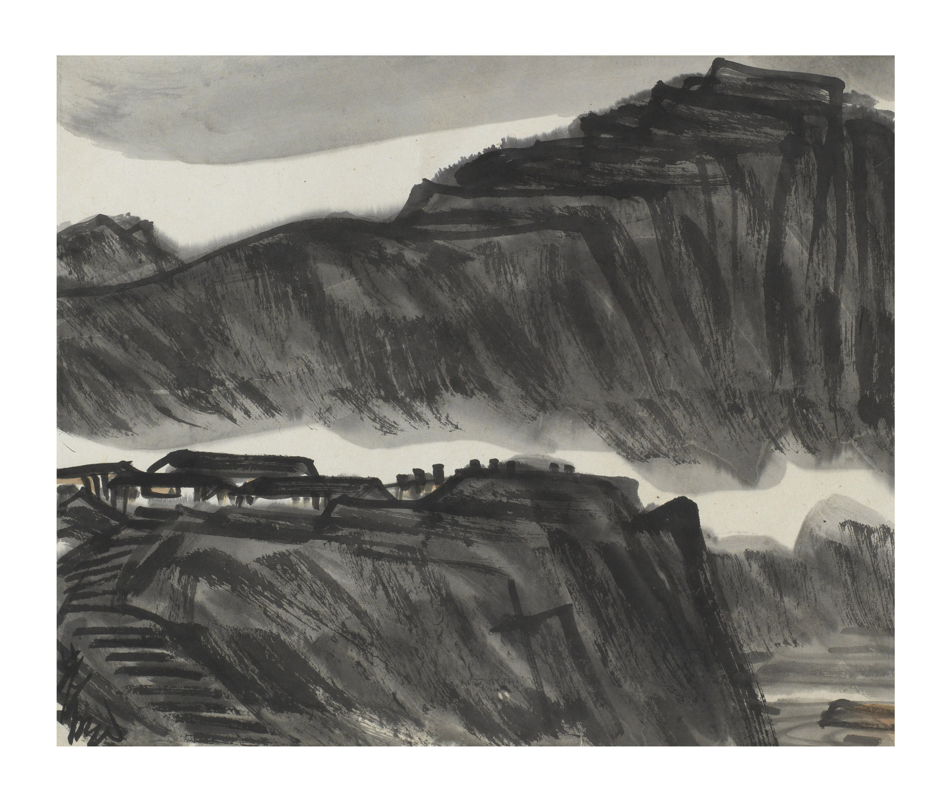 LIN FENGMIAN (CHINA, 1900-1991), View of Chongqing | Christie’s