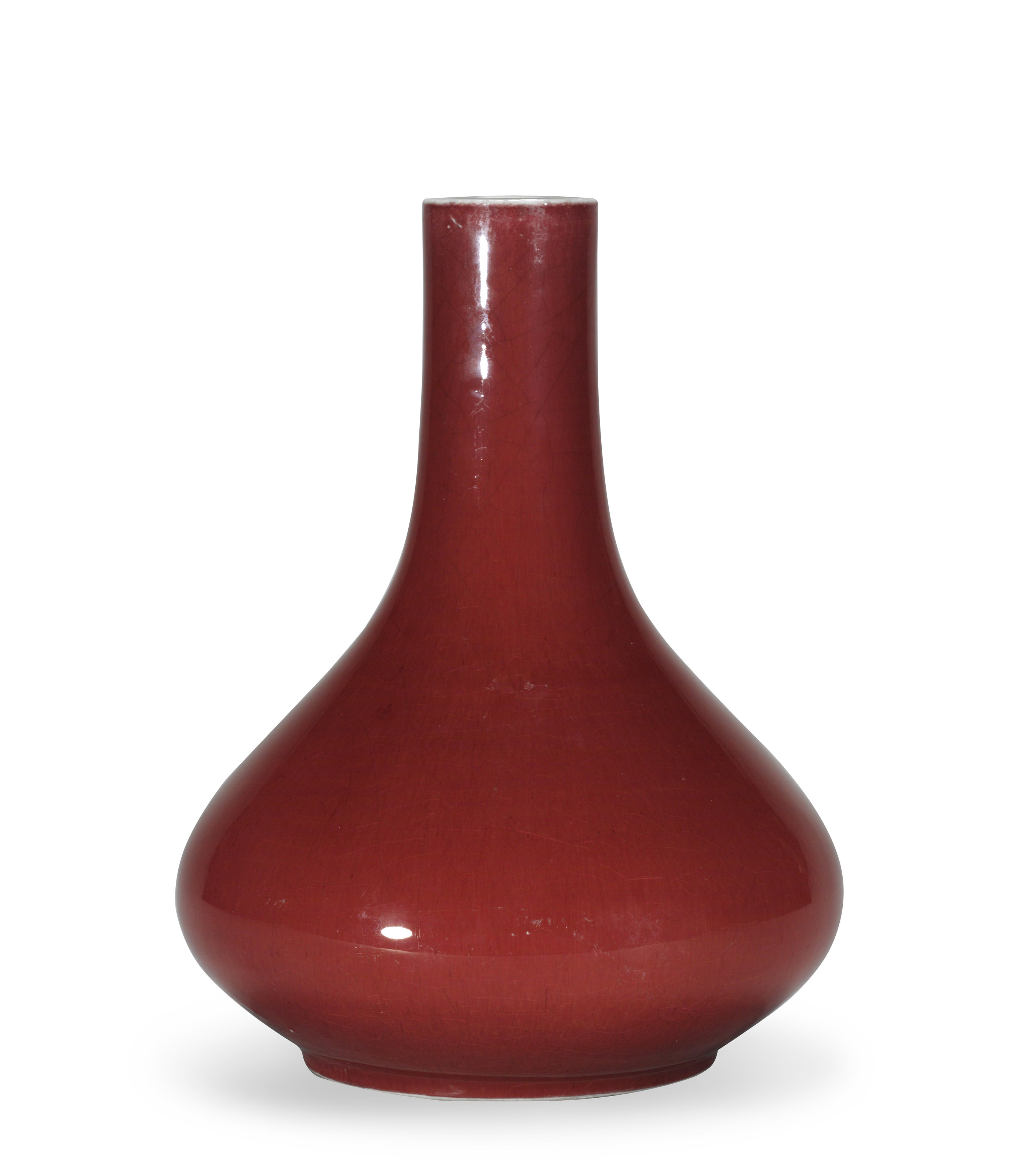 A COPPER-RED-GLAZED BOTTLE VASE, 19TH CENTURY | Christie’s
