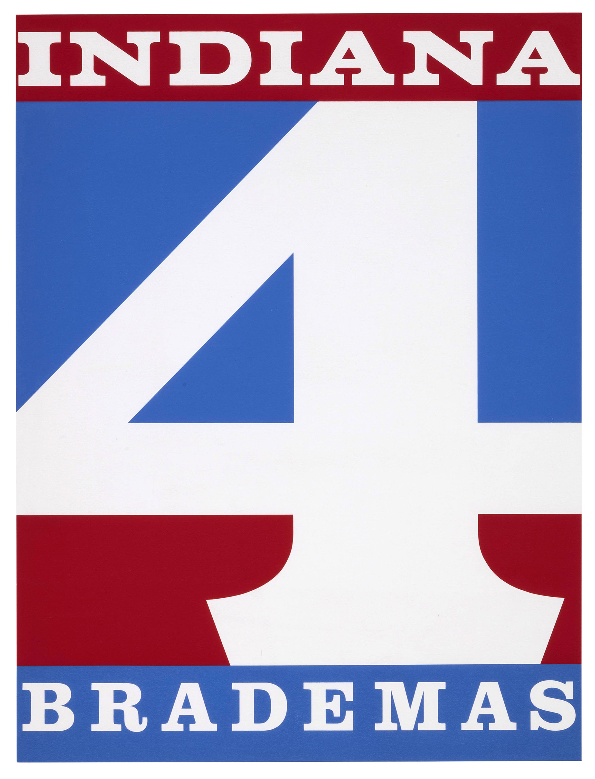 ROBERT INDIANA (B. 1928), Indiana 4 Brademas | Christie’s