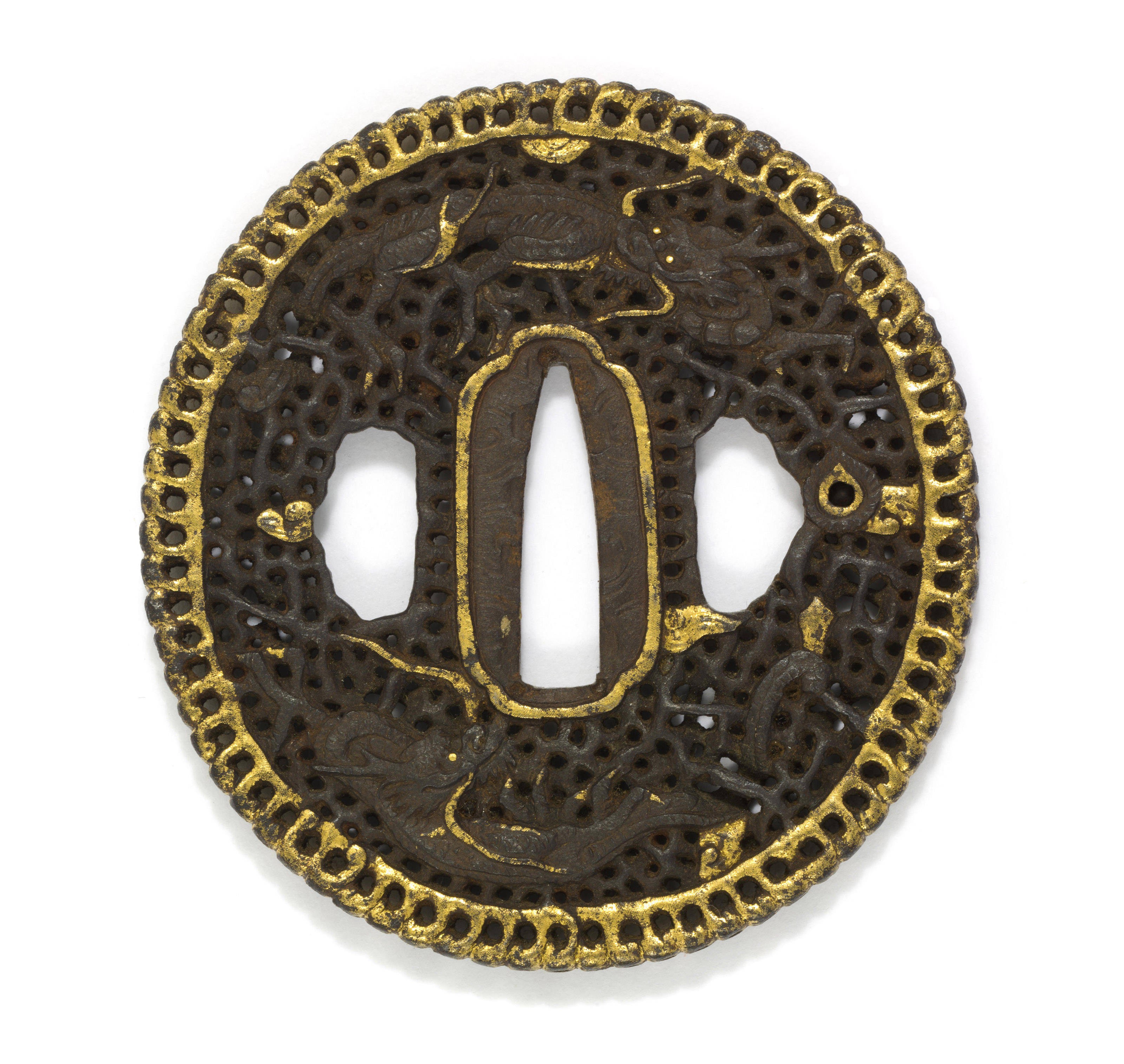 A ROUND IRON TSUBA, EDO PERIOD (19TH CENTURY) | Christie’s