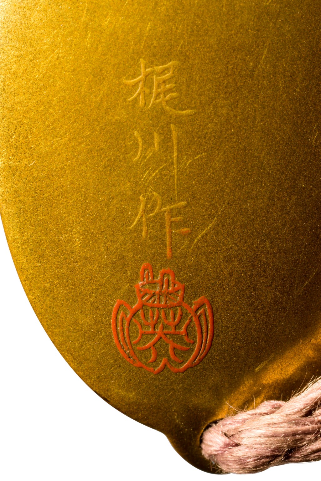 A FOUR-CASE GOLD LACQUER INRO, SIGNED KAJIKAWA SAKU, EDO PERIOD (19TH ...