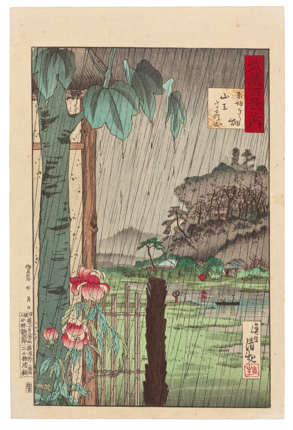 KOBAYASHI KIYOCHIKA (1847–1915), Three woodblock prints | Christie’s