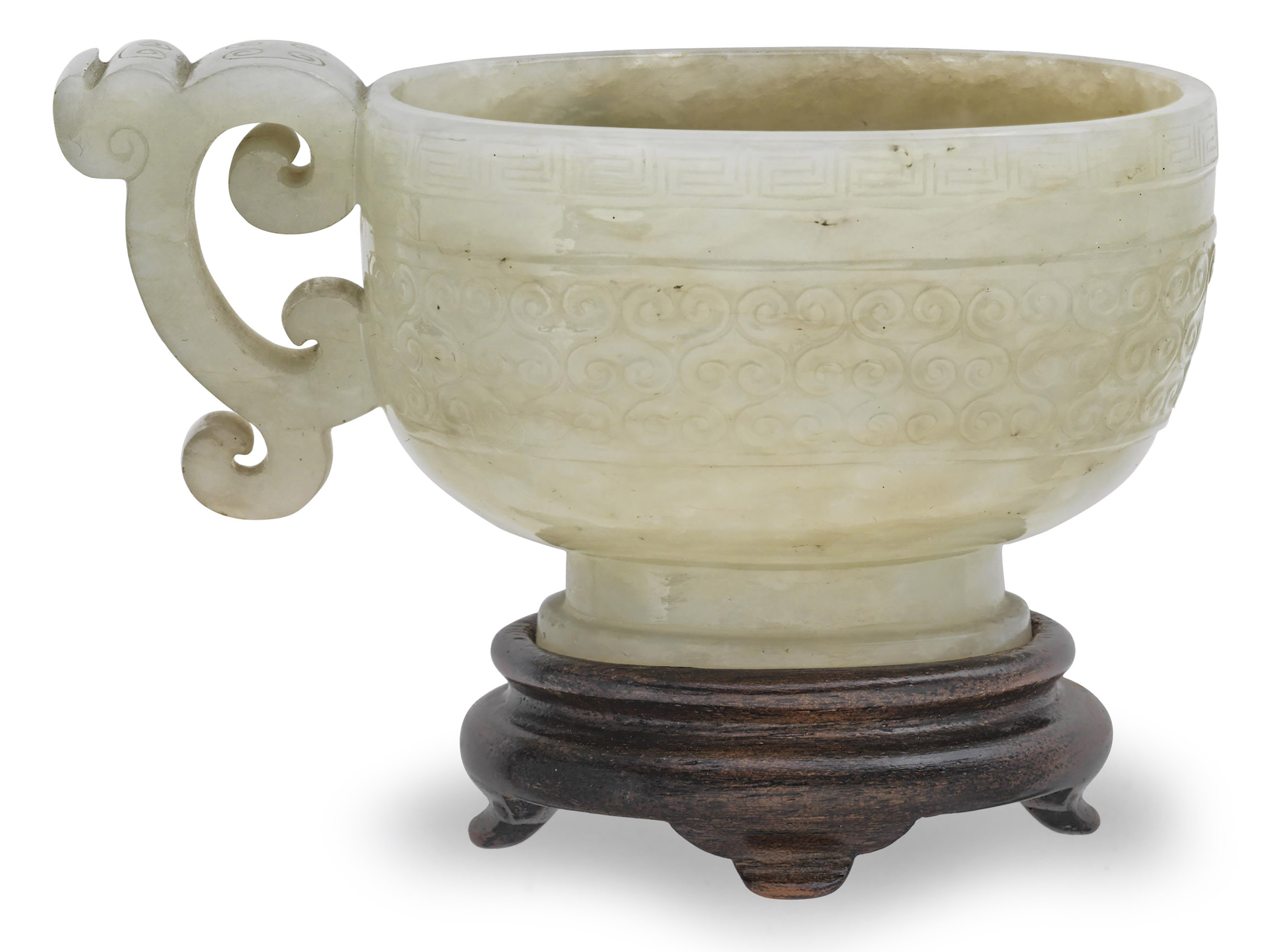 A PALE CELADON JADE CUP, 17TH CENTURY | Christie’s