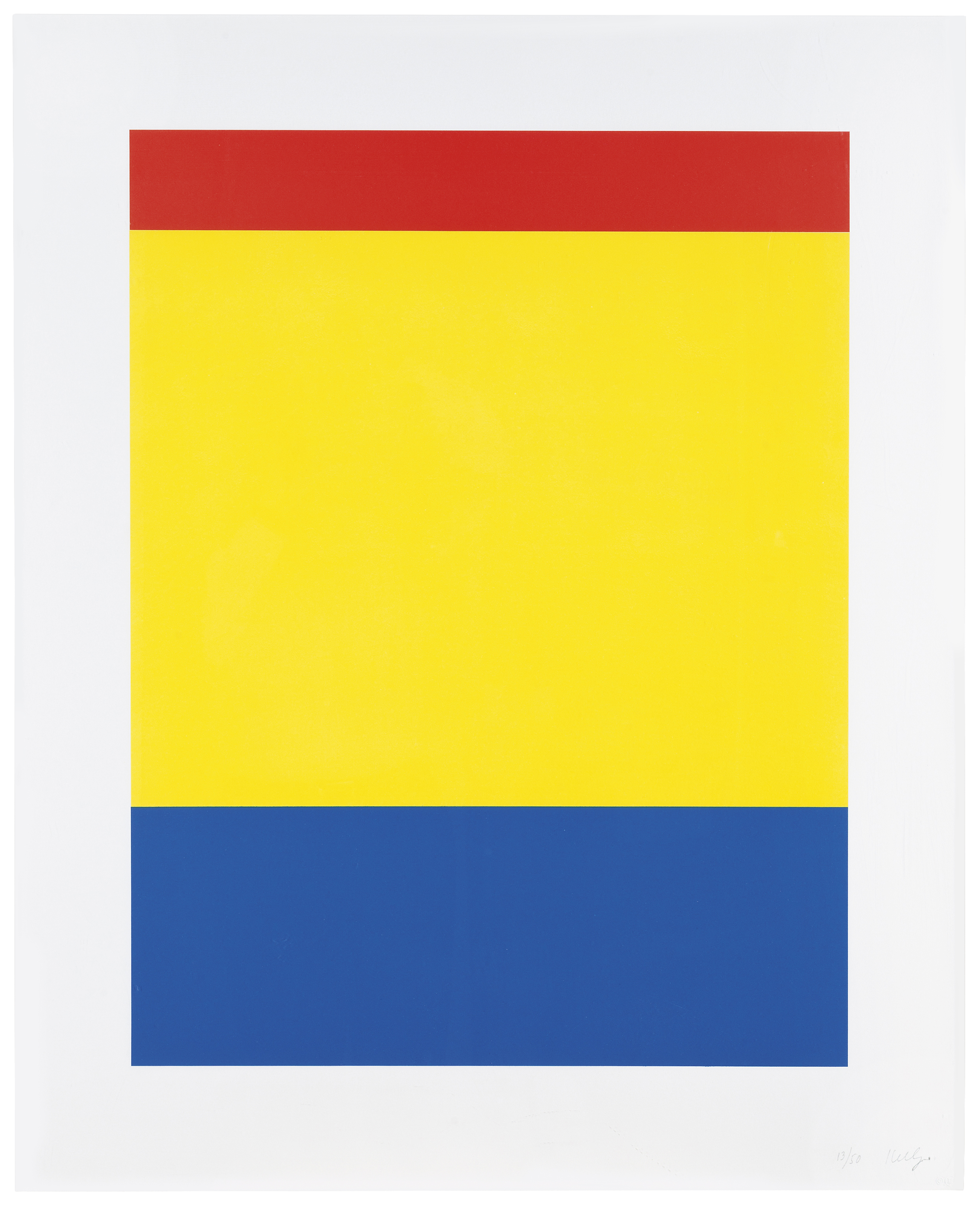 ELLSWORTH KELLY (1923-2015), Red Yellow Blue | Christie’s