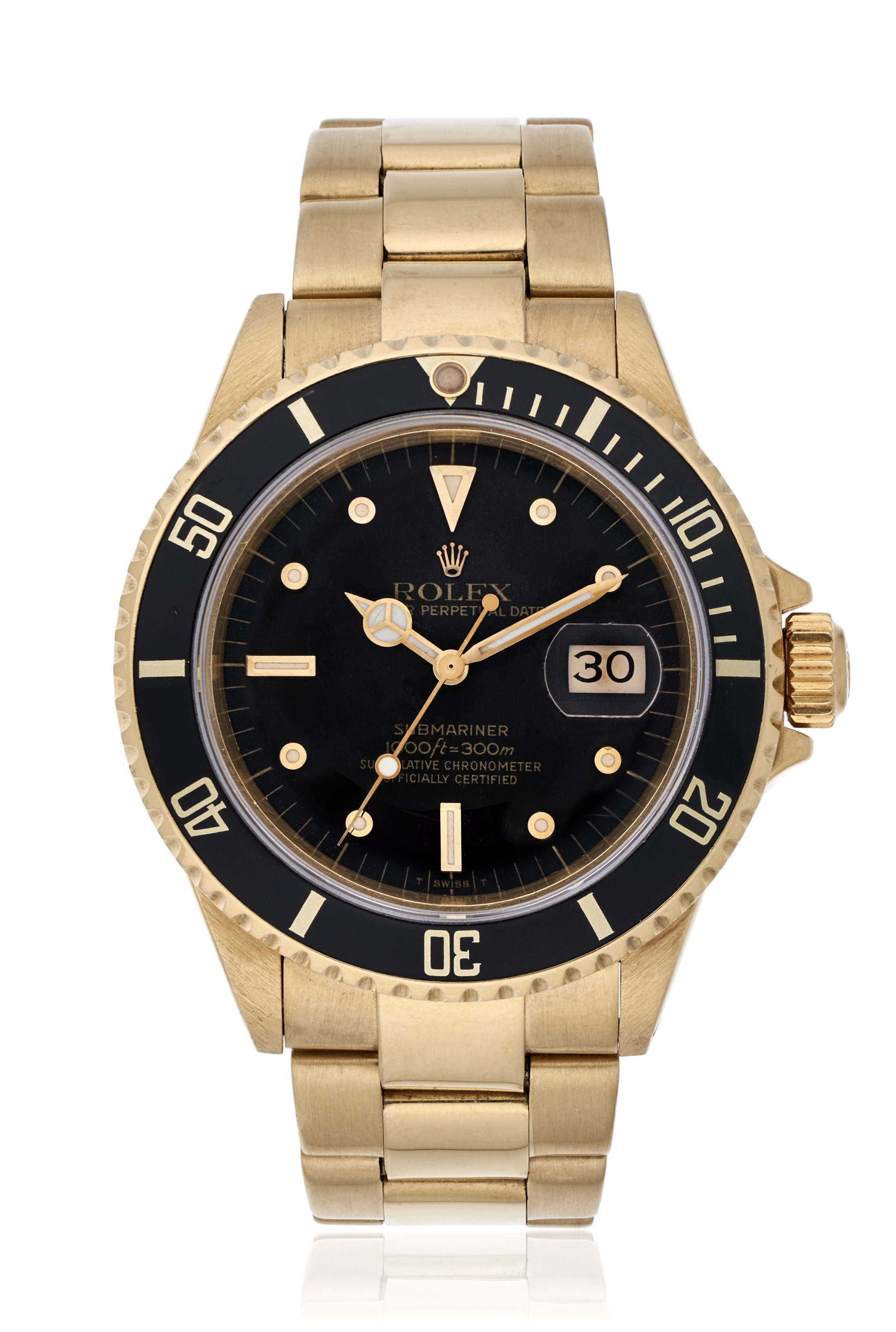 ROLEX, GOLD SUBMARINER, REF. 16808, Christie’s ROLEX, GOLD SUBMARINER ...
