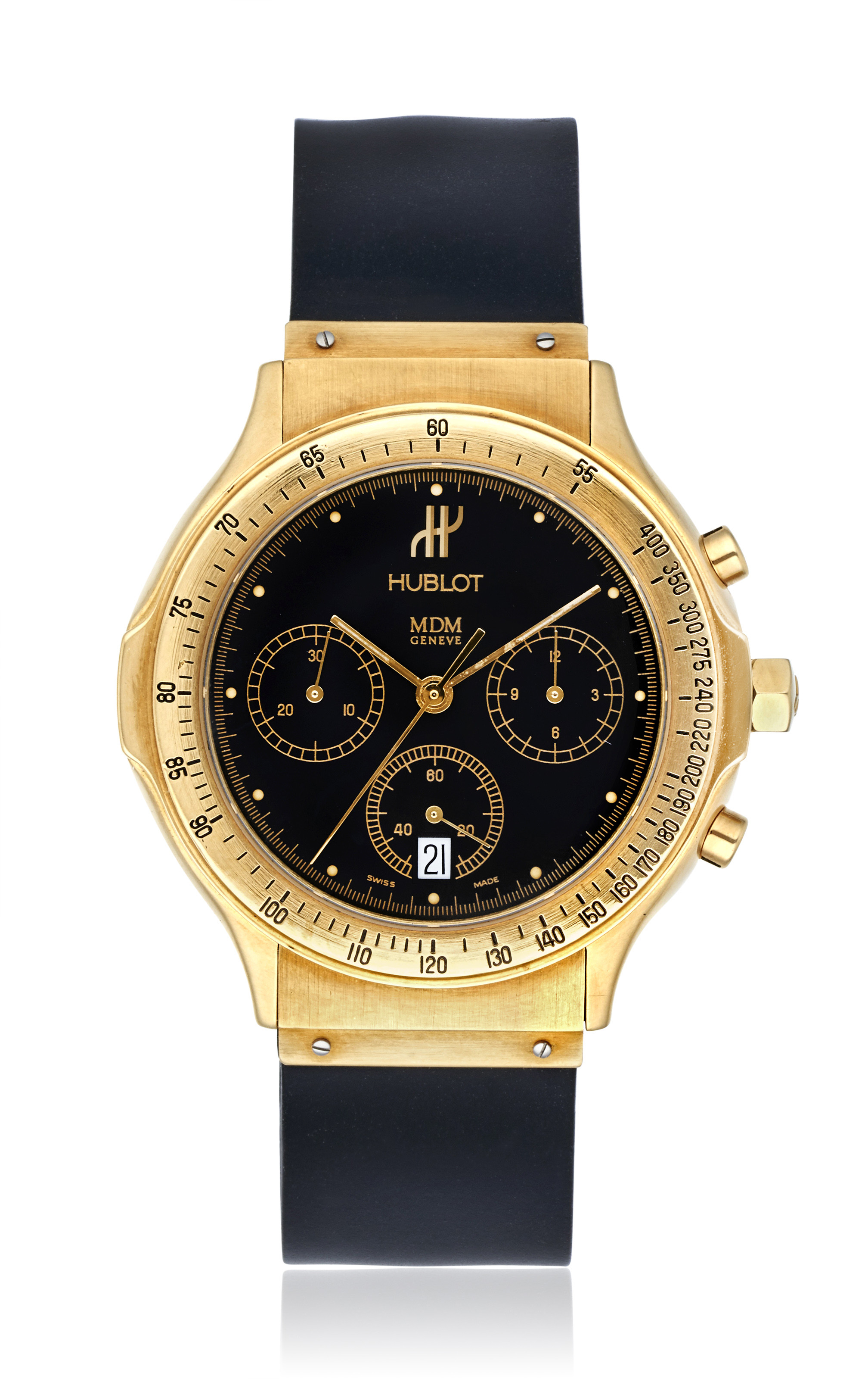 HUBLOT, GOLD MDM CHRONOGRAPH, REF. 1621.3, | Christie’s