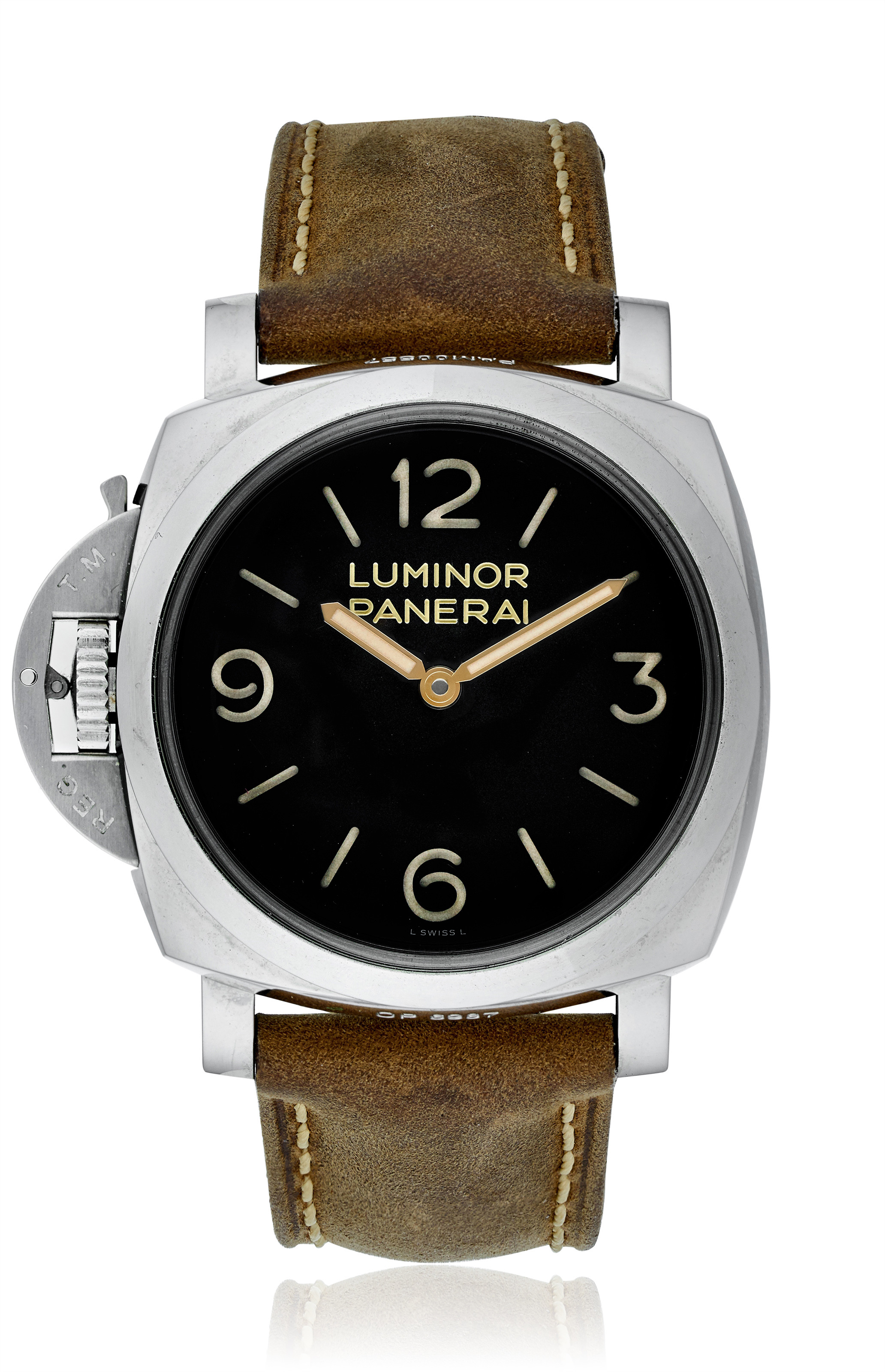 PANERAI,LUMINOR 1950 LEFT-HANDED 3 DAYS ACCIAIO, REF. PAM00557 ...