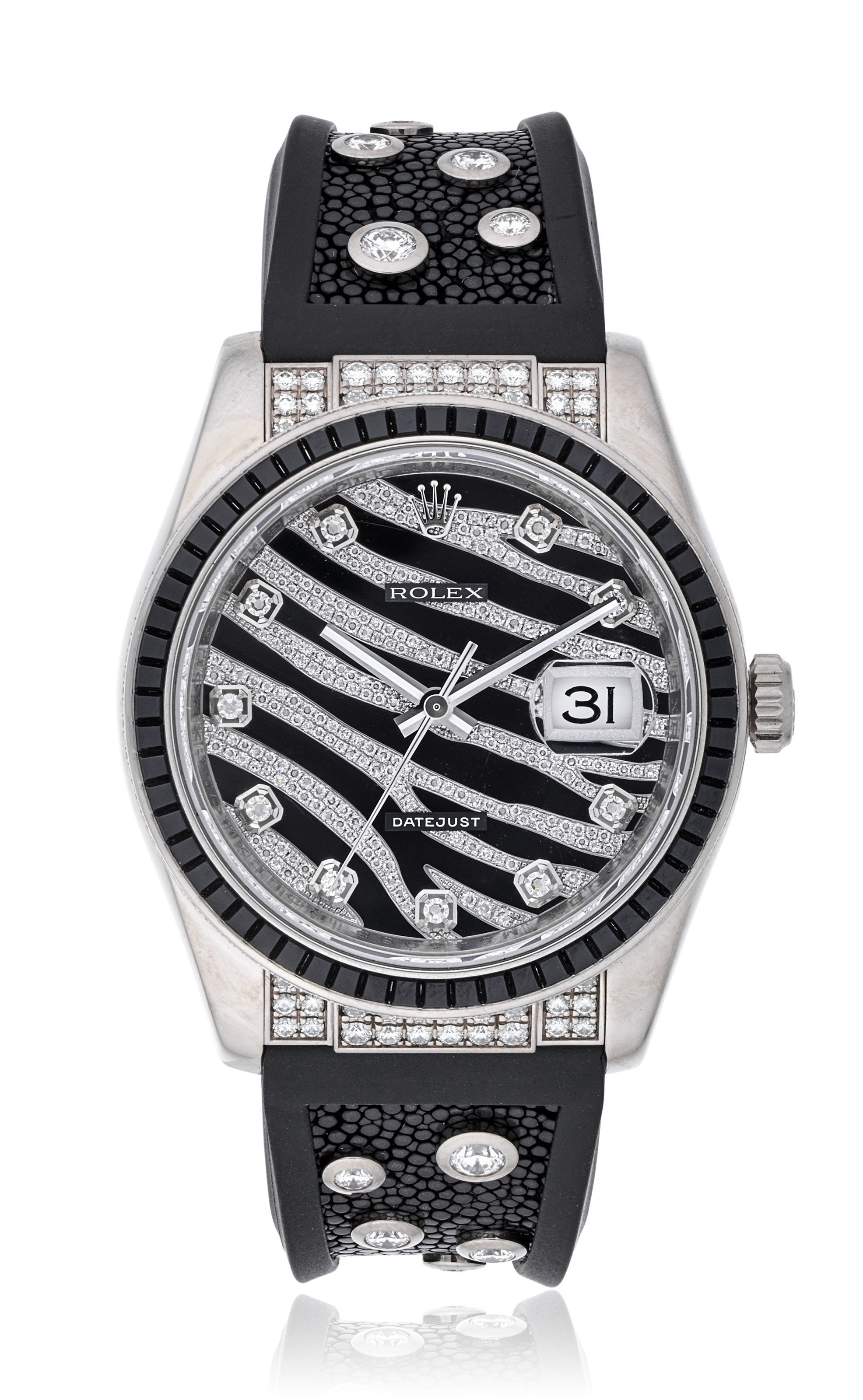 ROLEX, LADIES "ZEBRA" DATEJUST, REF. 116199, | Christie’s