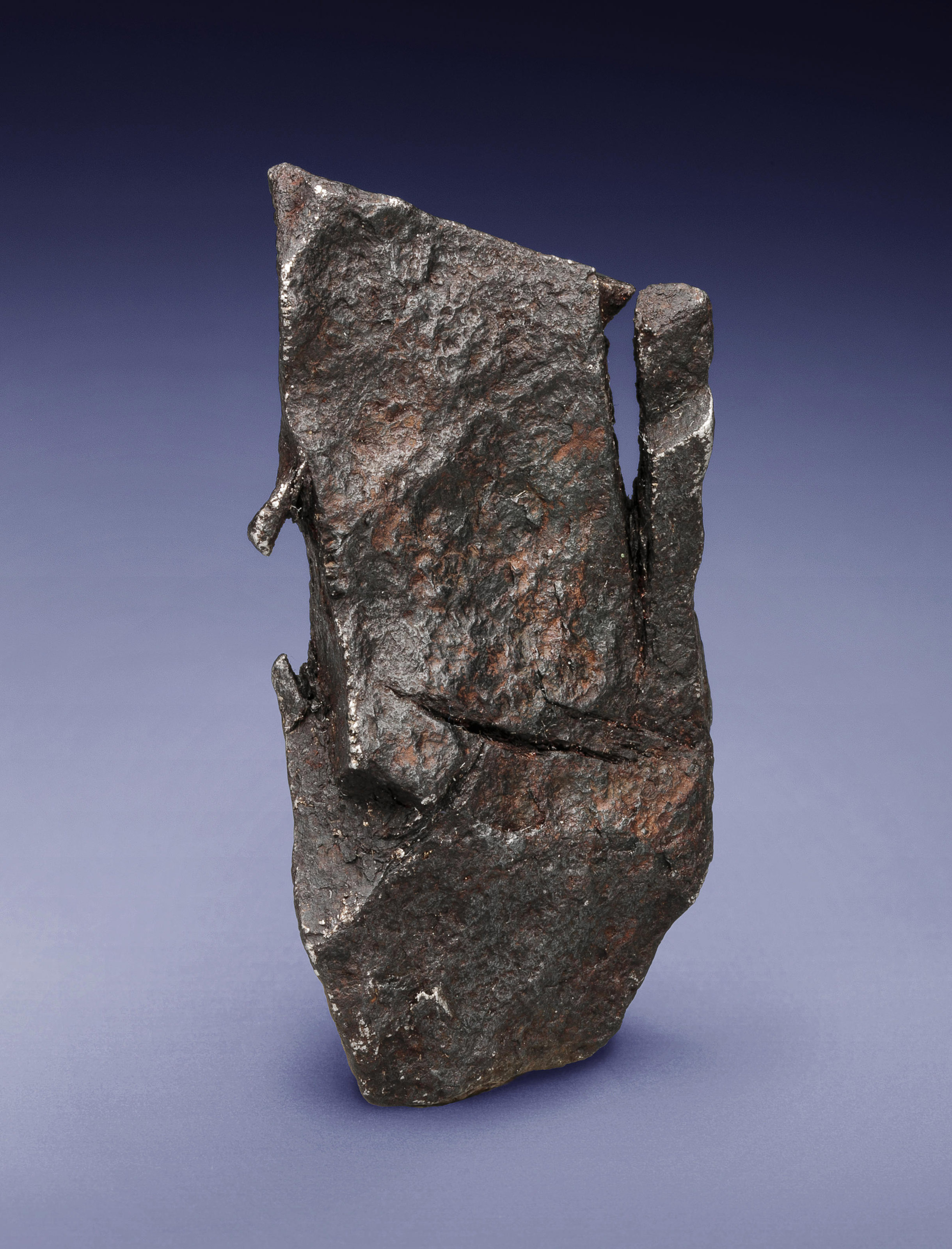 A GIBEON METEORITE CRYSTAL, IRON, FINE OCTAHEDRITE GIBEON, GREAT NAMA ...