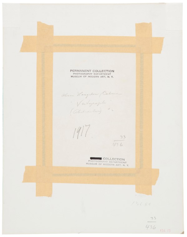 ALVIN LANGDON COBURN (1882–1966), Vortograph, c. 1917 | Christie’s