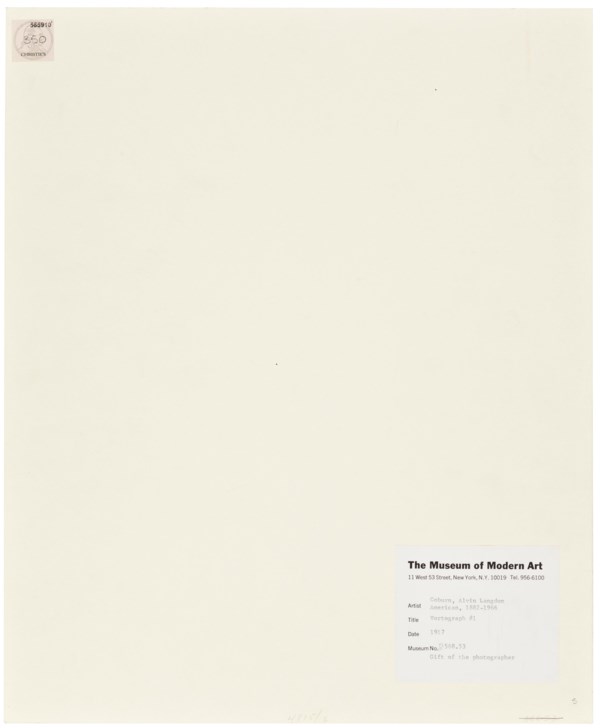 ALVIN LANGDON COBURN (1882–1966), Vortograph, 1917 | Christie’s