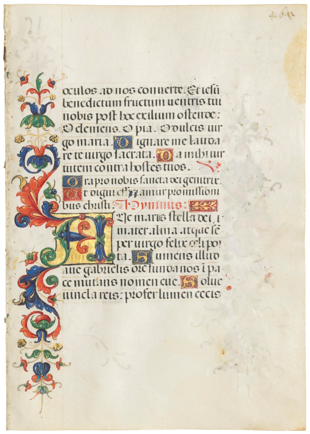 A substantial fragment of a Spanish devotional manuscript, [Spain, c ...