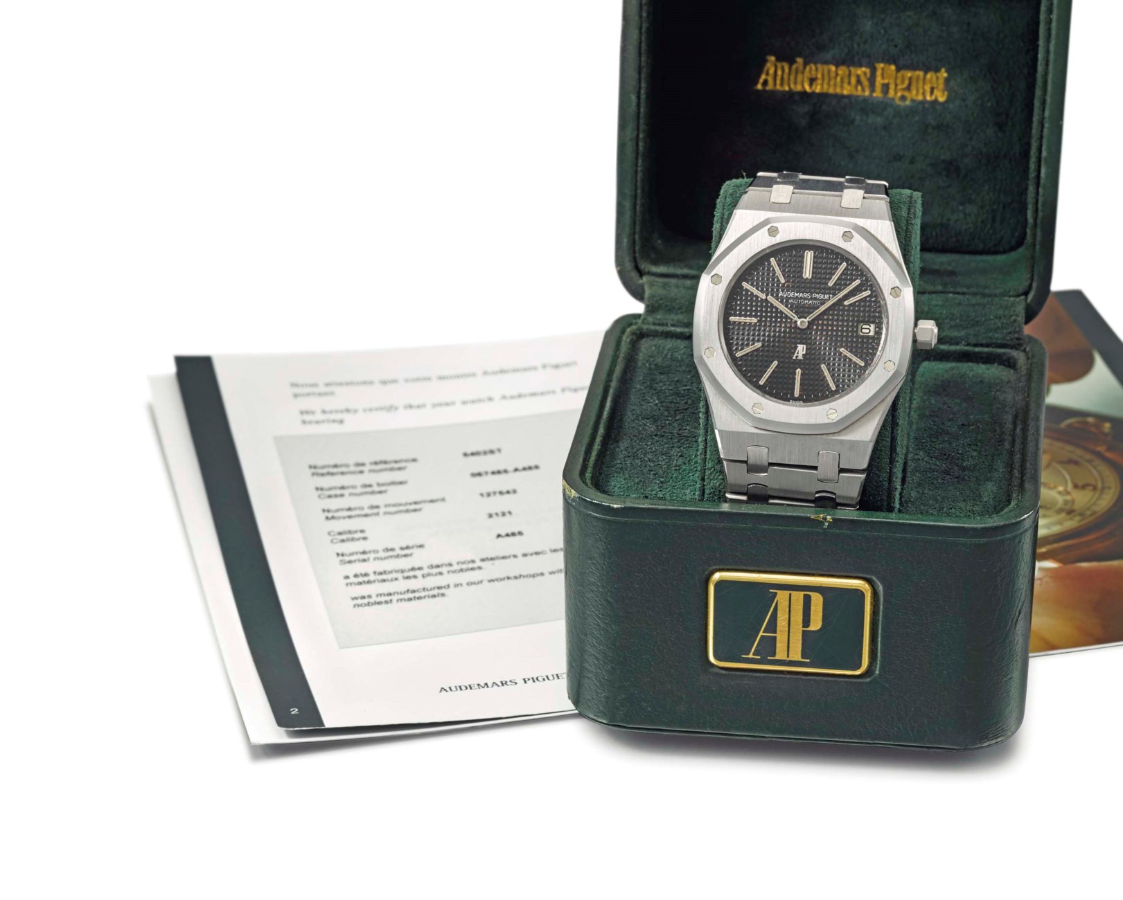 Audemars Piguet. A fine and rare stainless steel automatic wristwatch ...