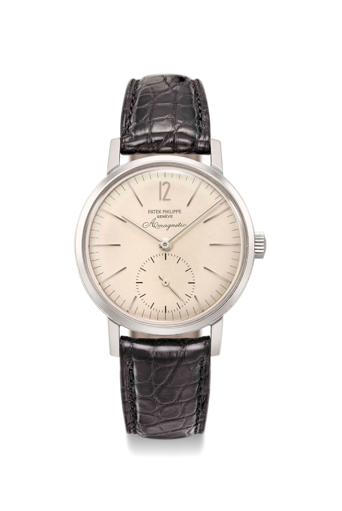 Patek Philippe. A very rare and attractive stainless steel anti ...