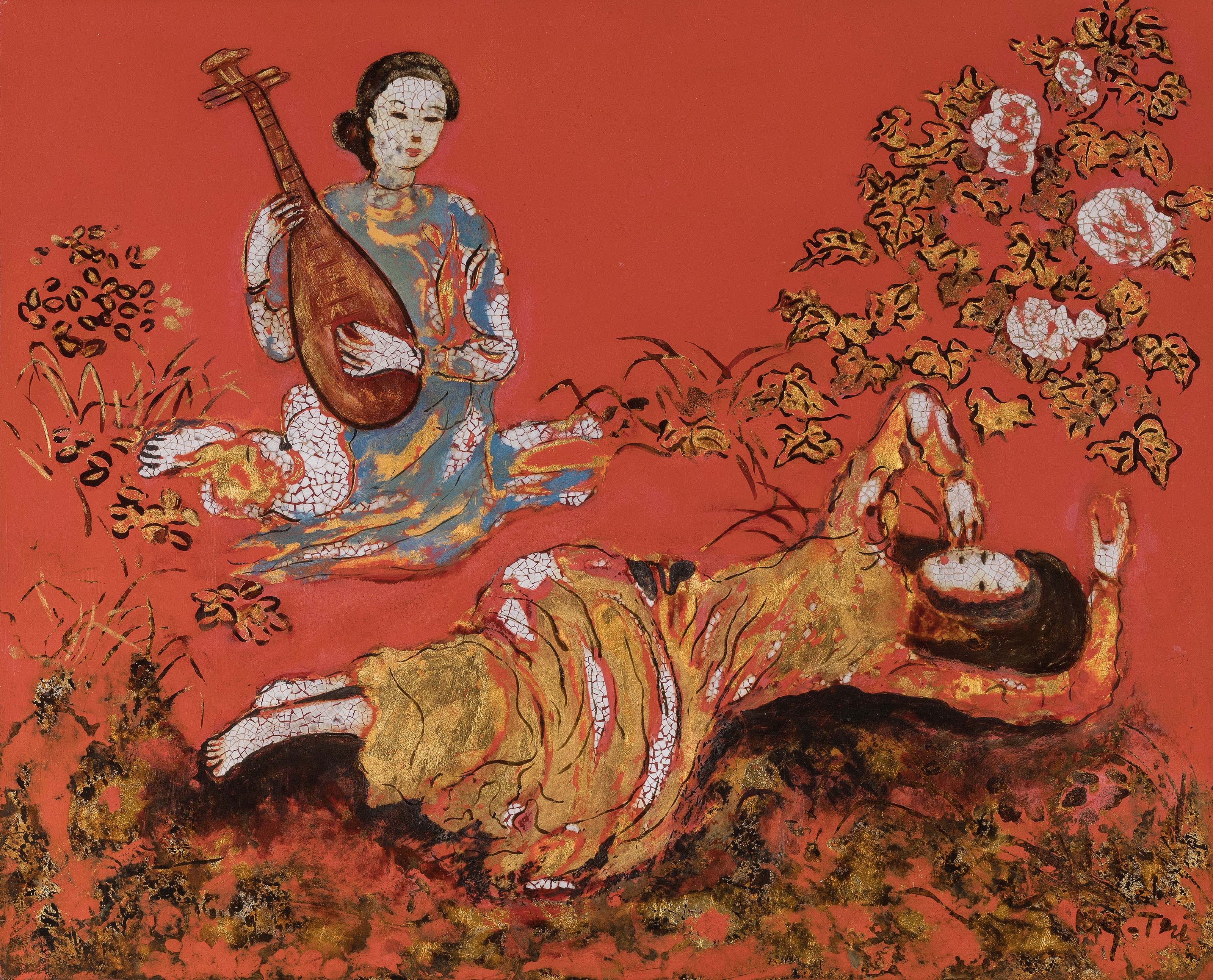 NGUYEN GIA TRI (VIETNAM, 1908-1993) , TWO LADIES | Christie's