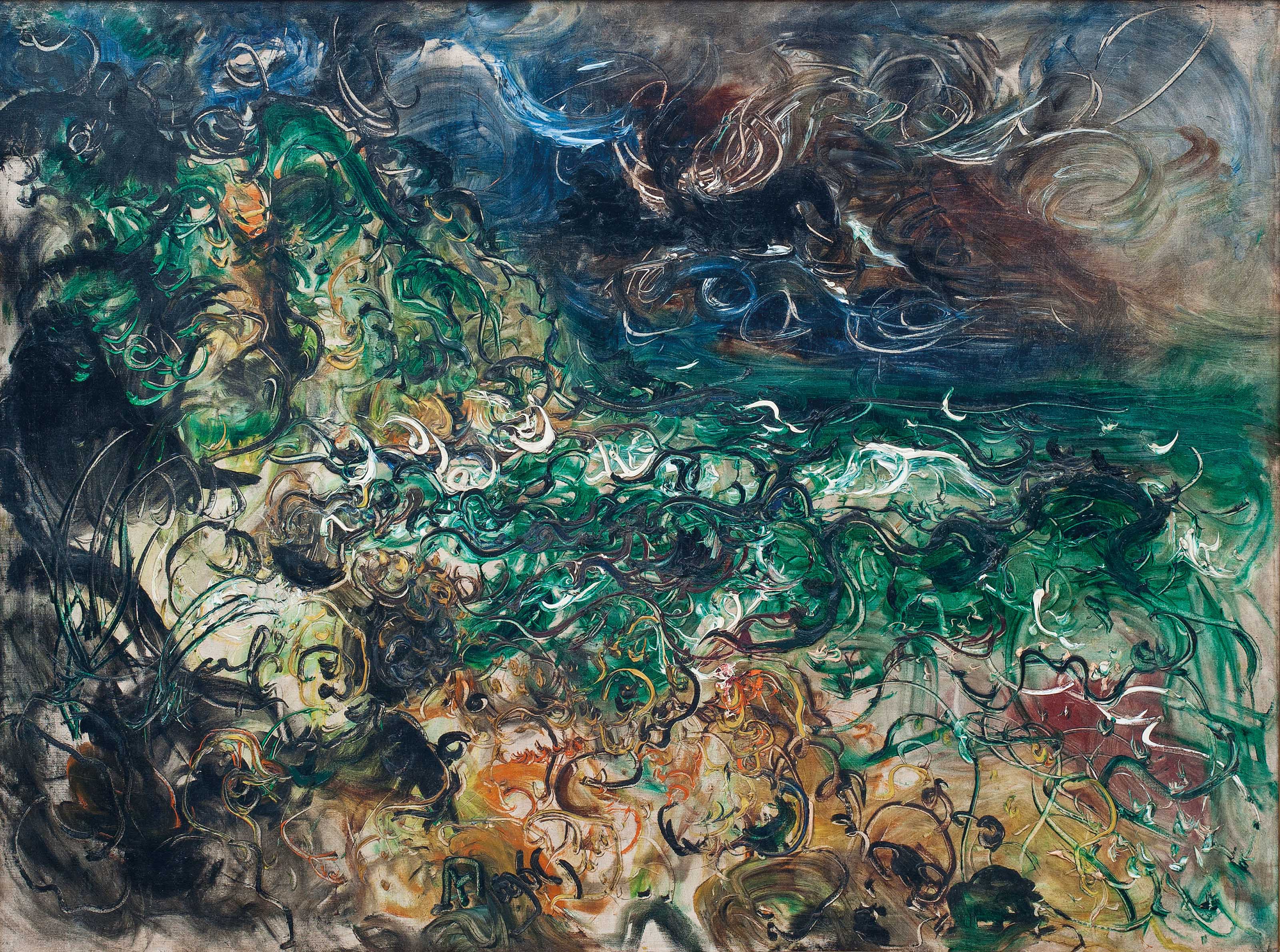 AFFANDI (INDONESIA, 1907-1990) , STORM OVER WATER | Christie's