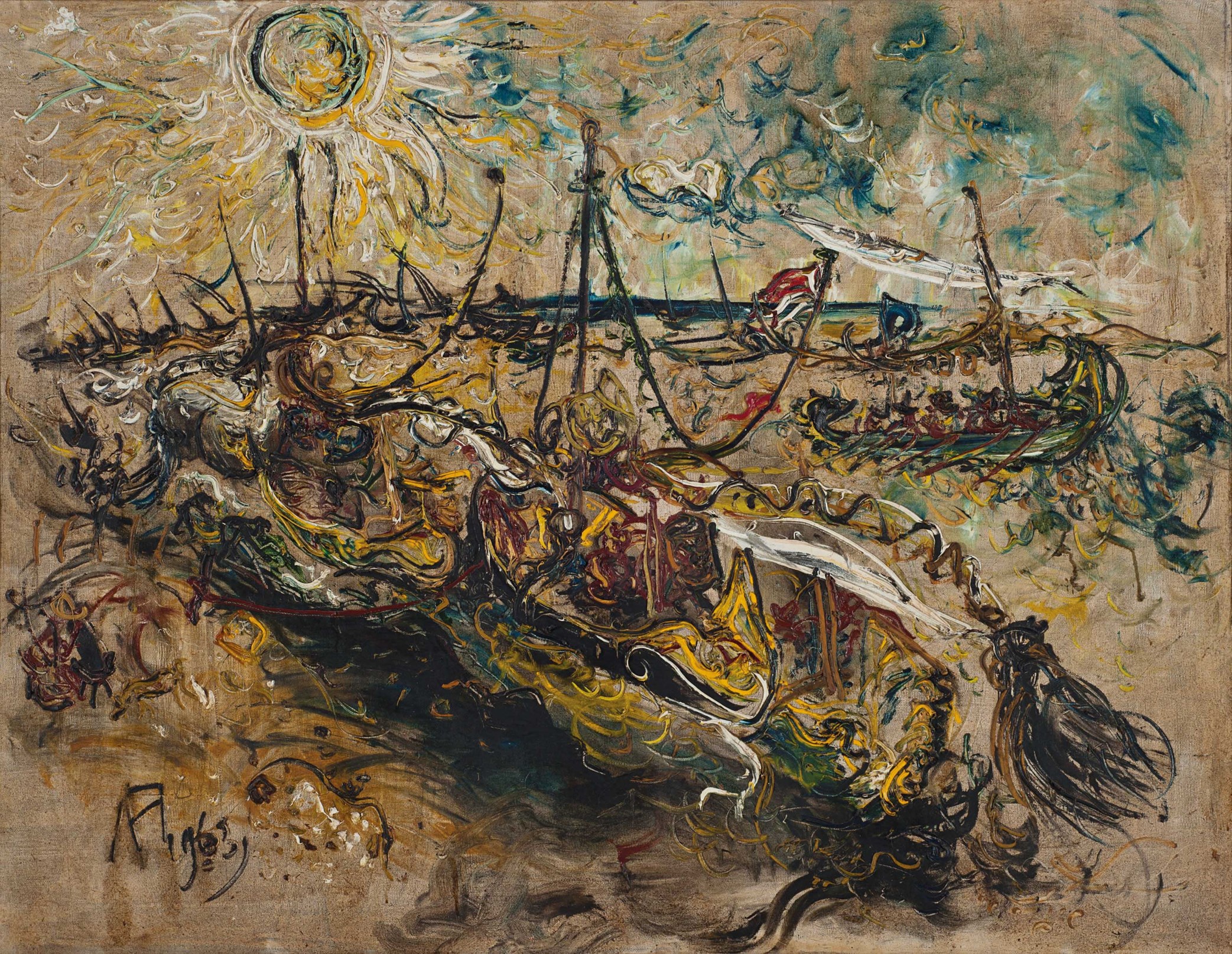 AFFANDI (INDONESIA, 1907-1990), THE PRAW II | Christie's
