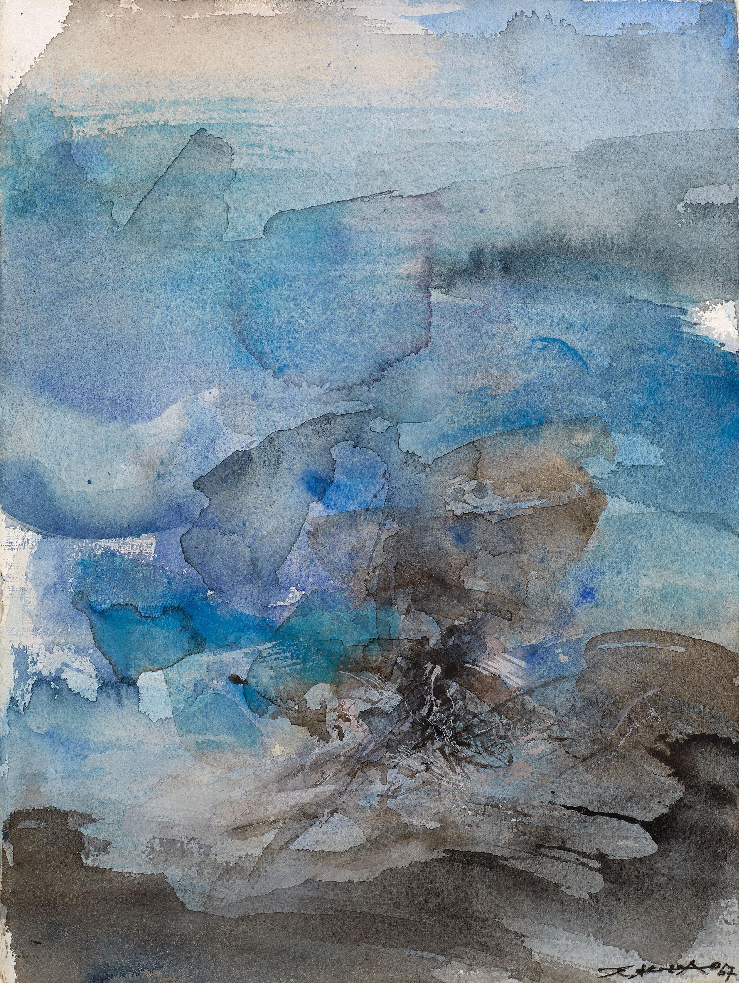 ZAO WOU-KI (ZHAO WUJI, French/Chinese, 1920-2013) , UNTITLED | Christie's