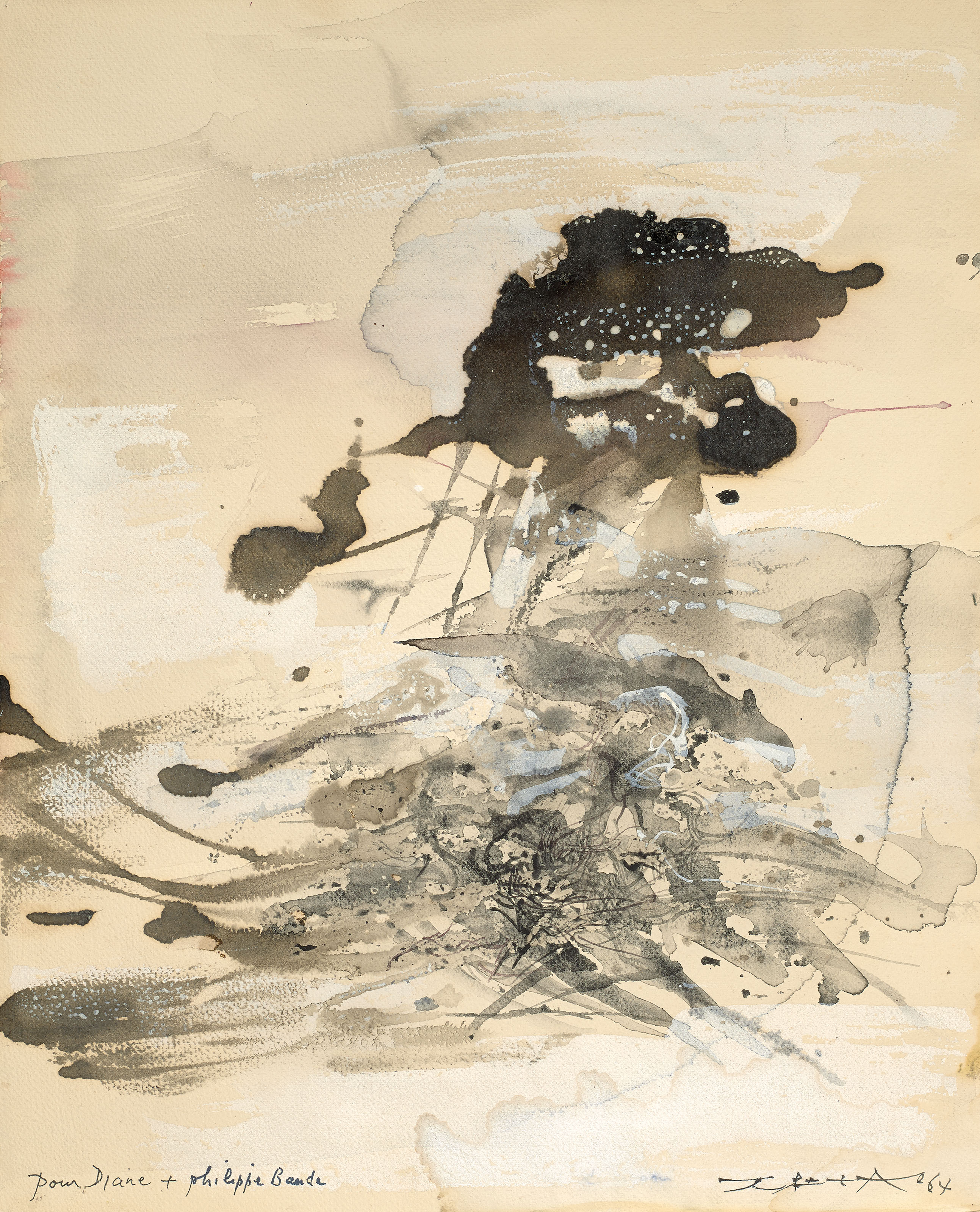 ZAO WOU-KI (ZHAO WUJI, FRANCE/CHINA, 1920-2013) , UNTITLED | Christie's