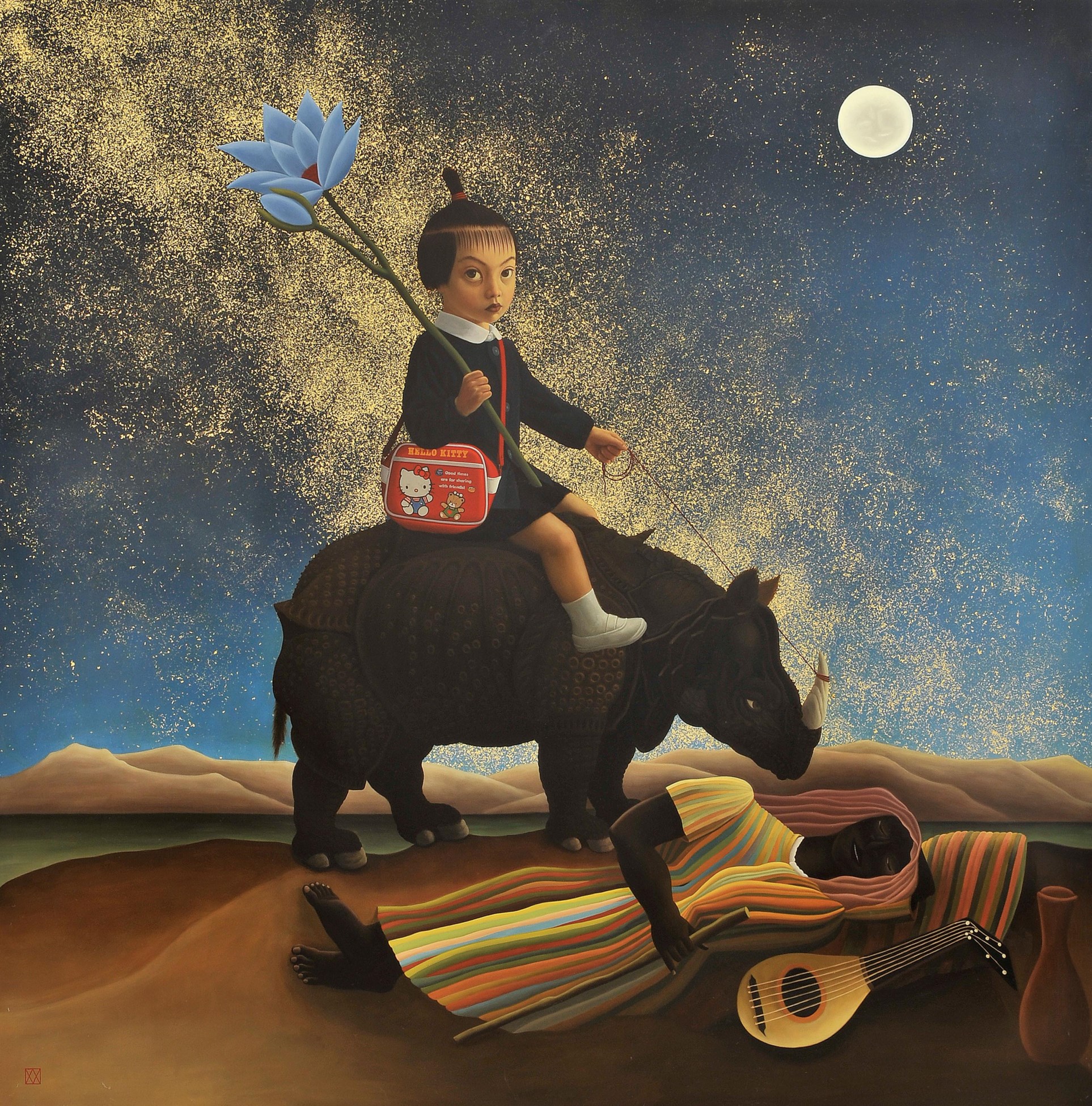 MITSURU WATANABE (JAPAN, B. 1953), NAOKO IS VISITING THE SLEEPING GYPSY ...