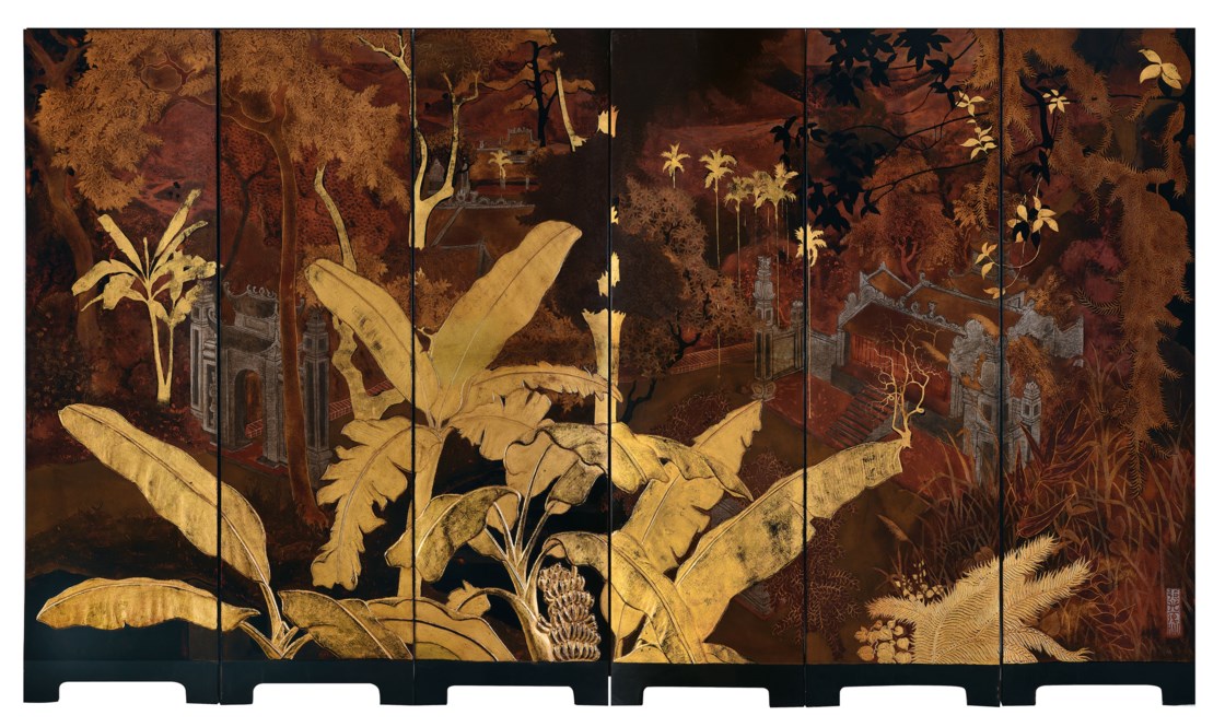 PHAM HAU (VIETNAM, 1903-1995), Paysage du Tonkin (Tonkinese Landscape ...