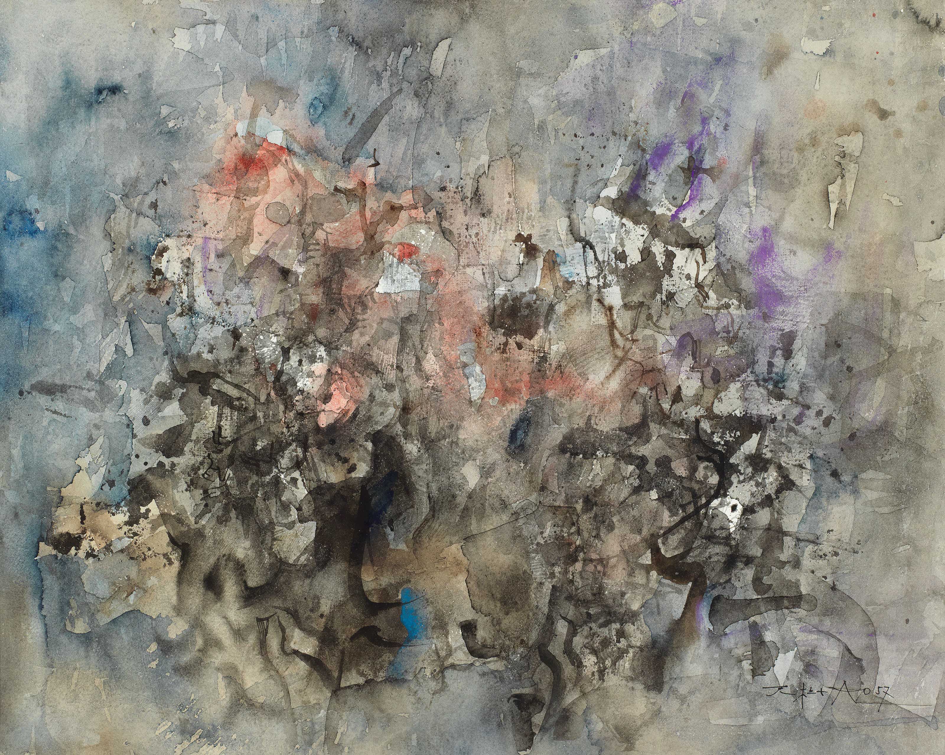 ZAO WOU-KI (ZHAO WUJI, FRANCE/CHINA, 1920-2013) , Untitled | Christie's