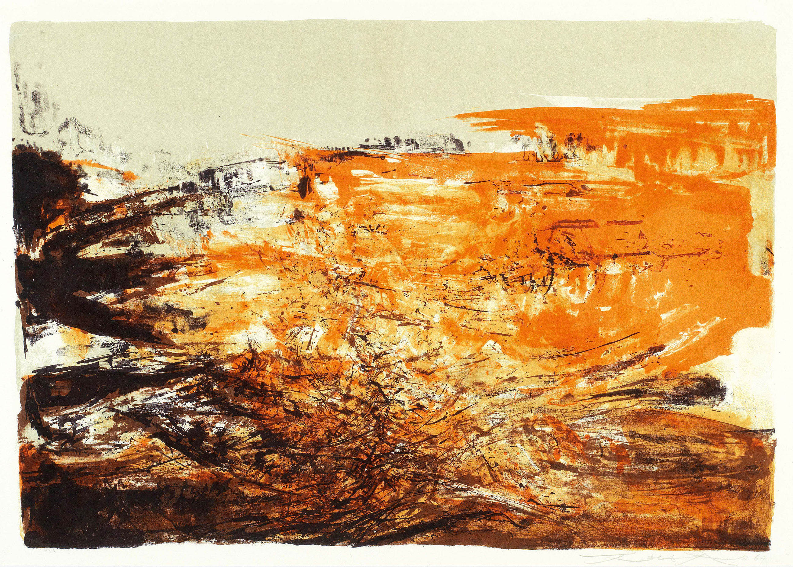 ZAO WOU-KI (ZHAO WUJI, FRANCE/CHINA, 1920-2013) , Untitled | Christie's